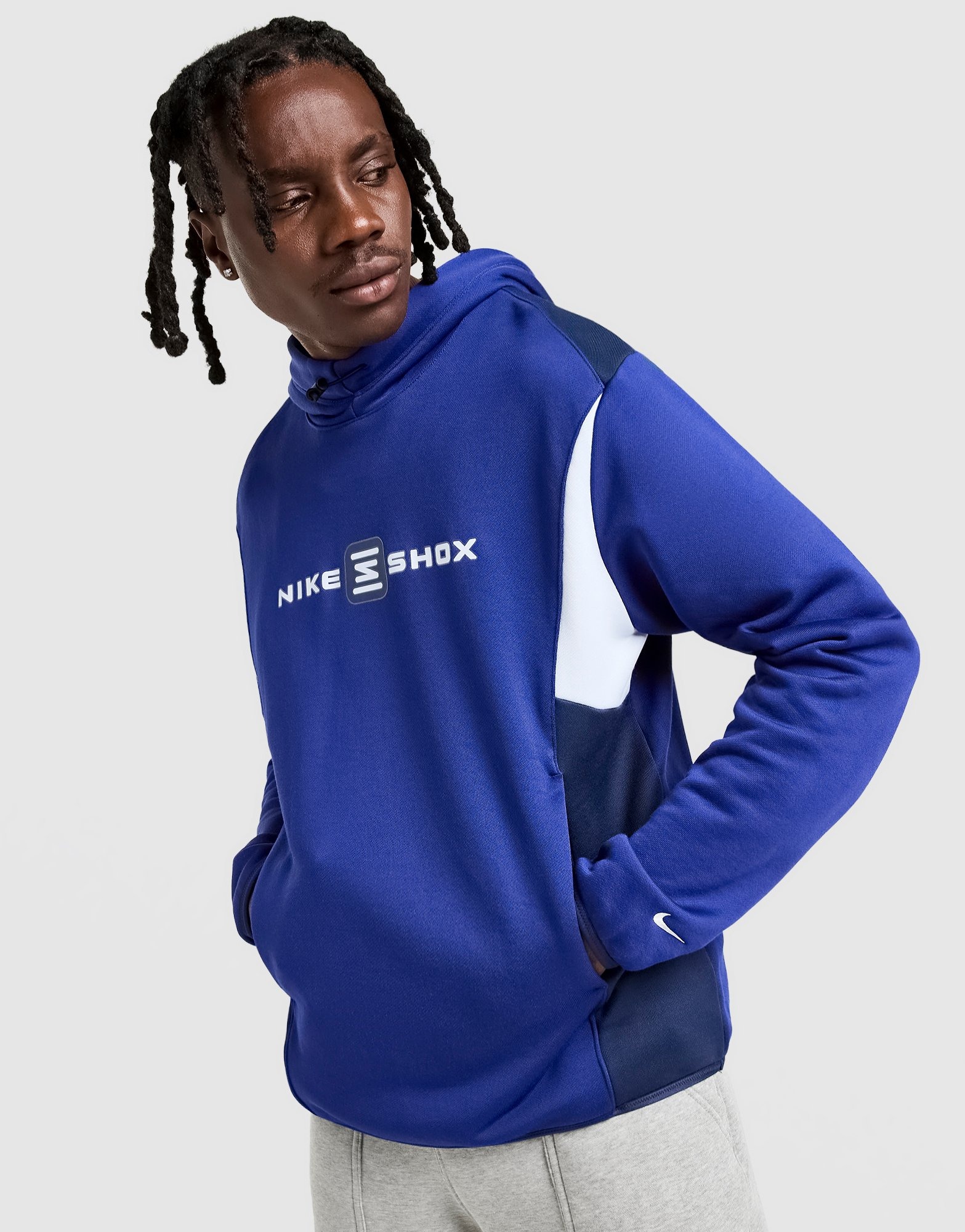 Blue Nike Shox Overhead Hoodie - JD Sports NZ