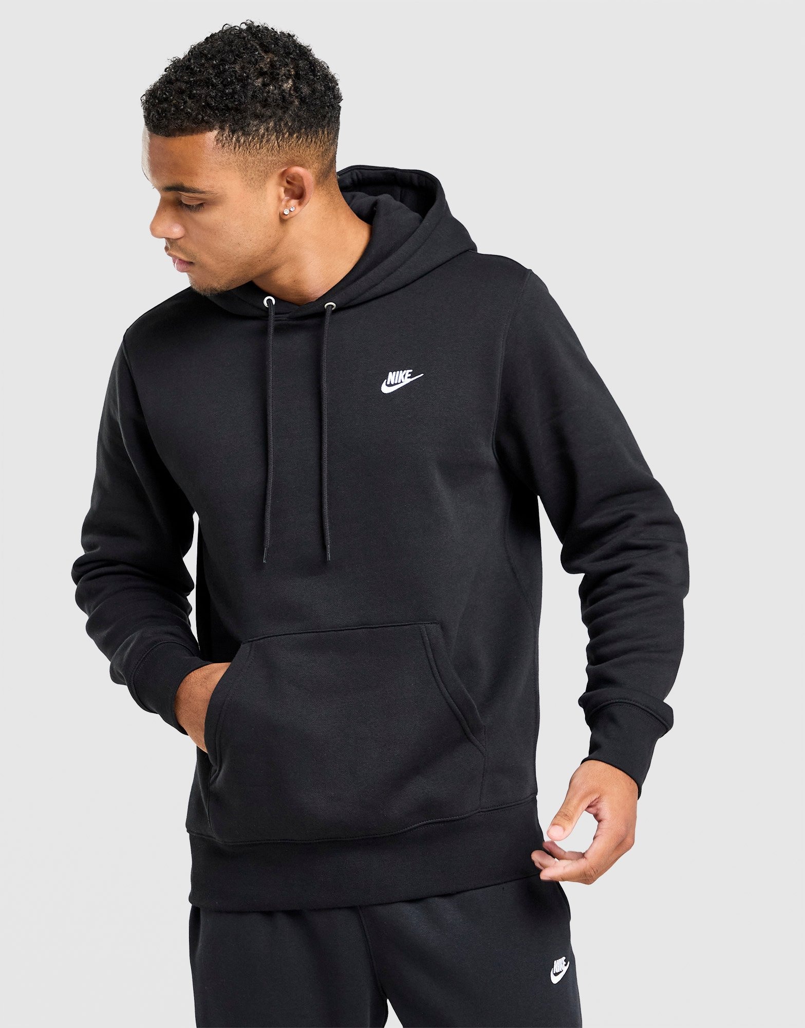Black Nike Foundation Overhead Hoodie - JD Sports Global