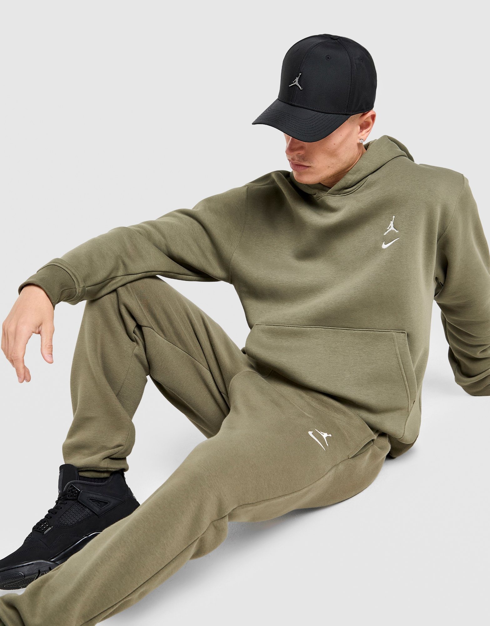 Green Jordan Swoosh Overhead Hoodie - JD Sports Global