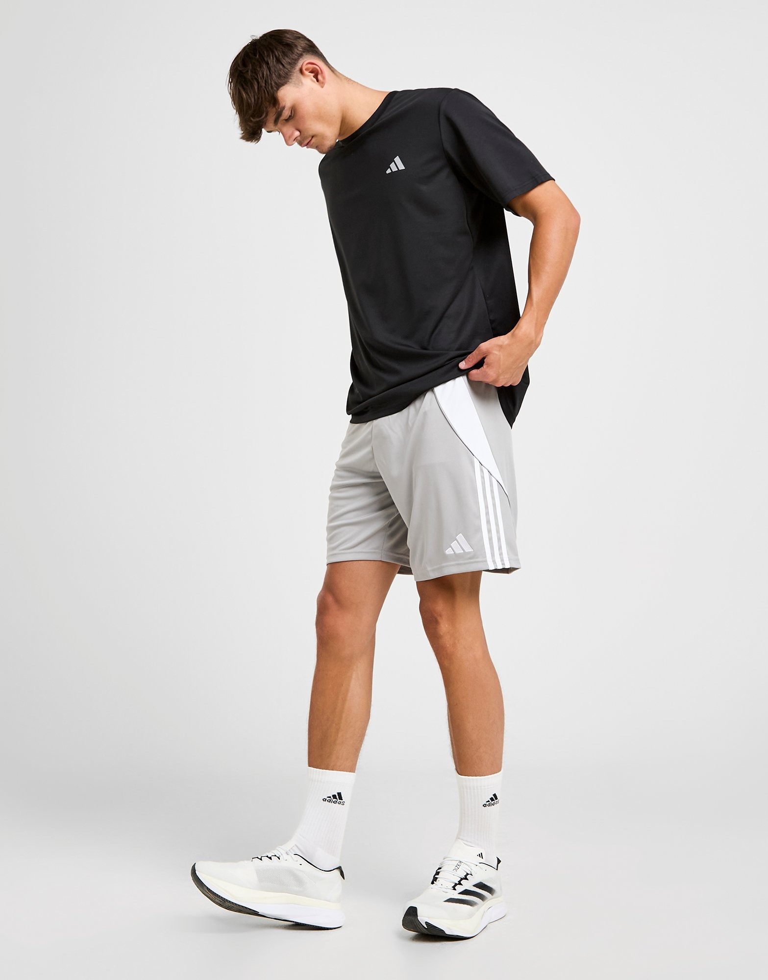 Grey adidas Tiro Shorts - JD Sports NZ