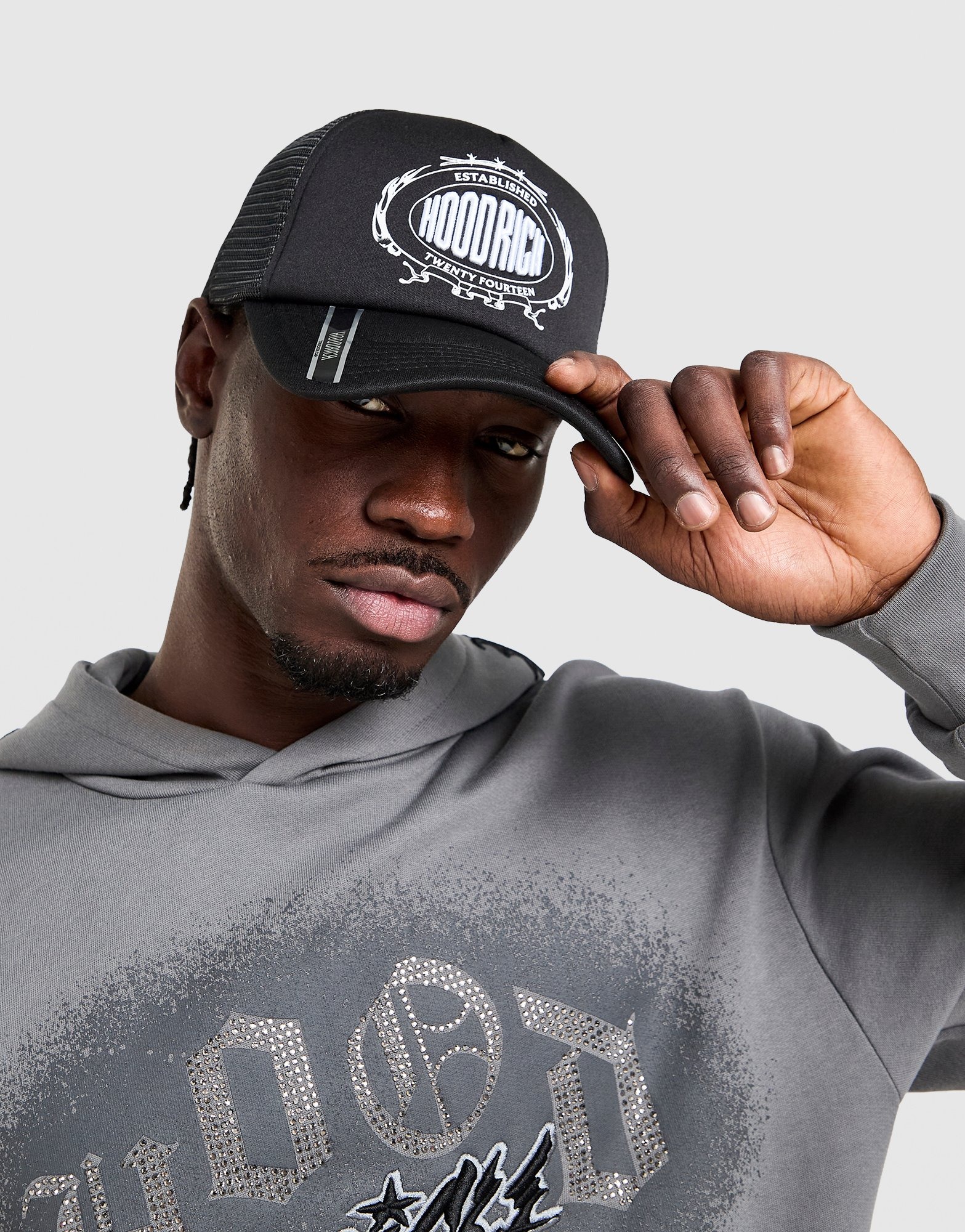 Musta Hoodrich Noir Trucker Cap - JD Sports Finland