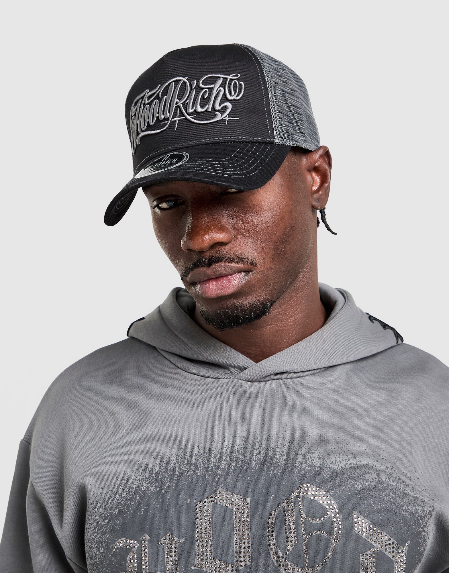 Musta Hoodrich Legacy Trucker Cap - JD Sports Finland