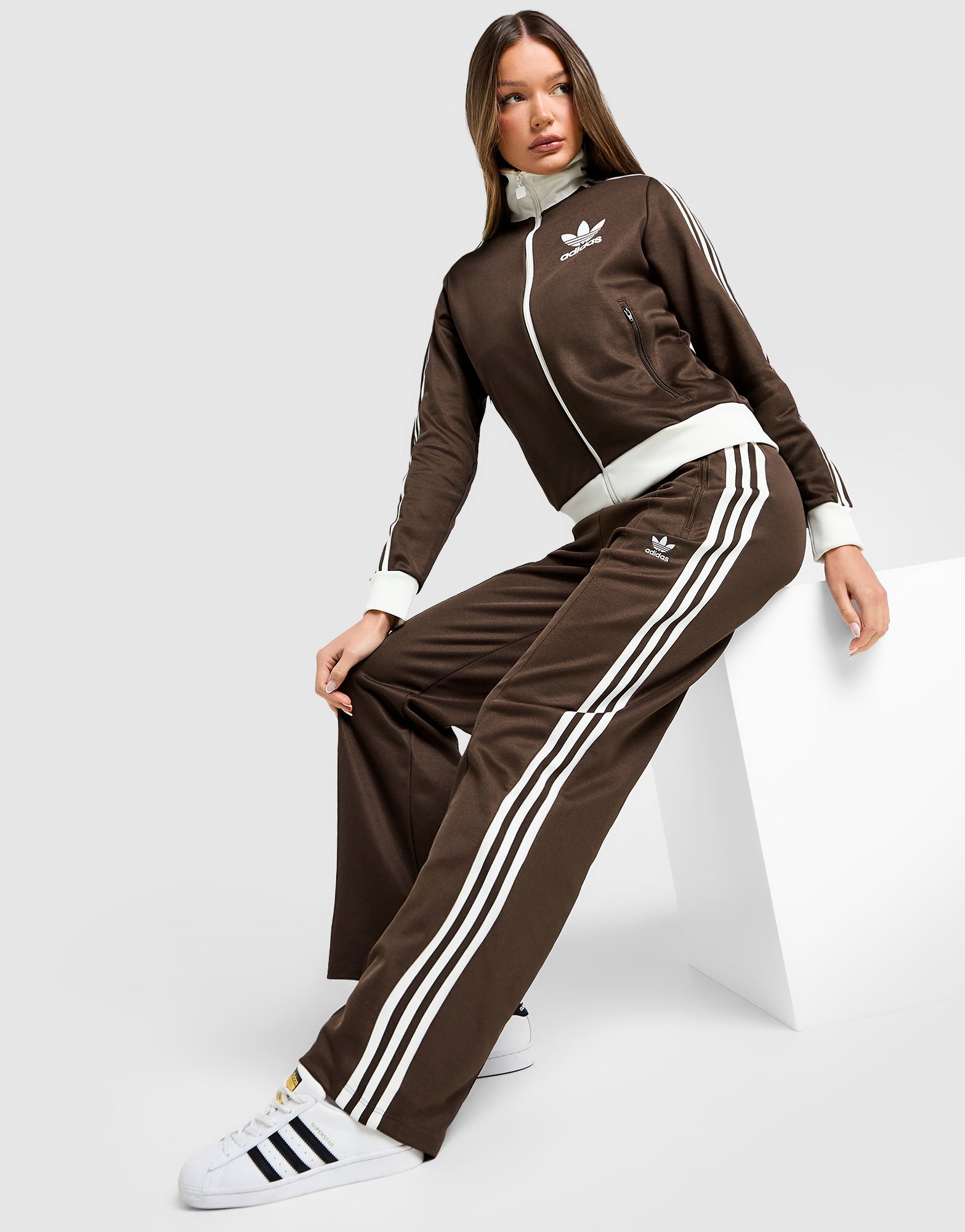 Brown adidas Originals Classic Track Pants - JD Sports NZ