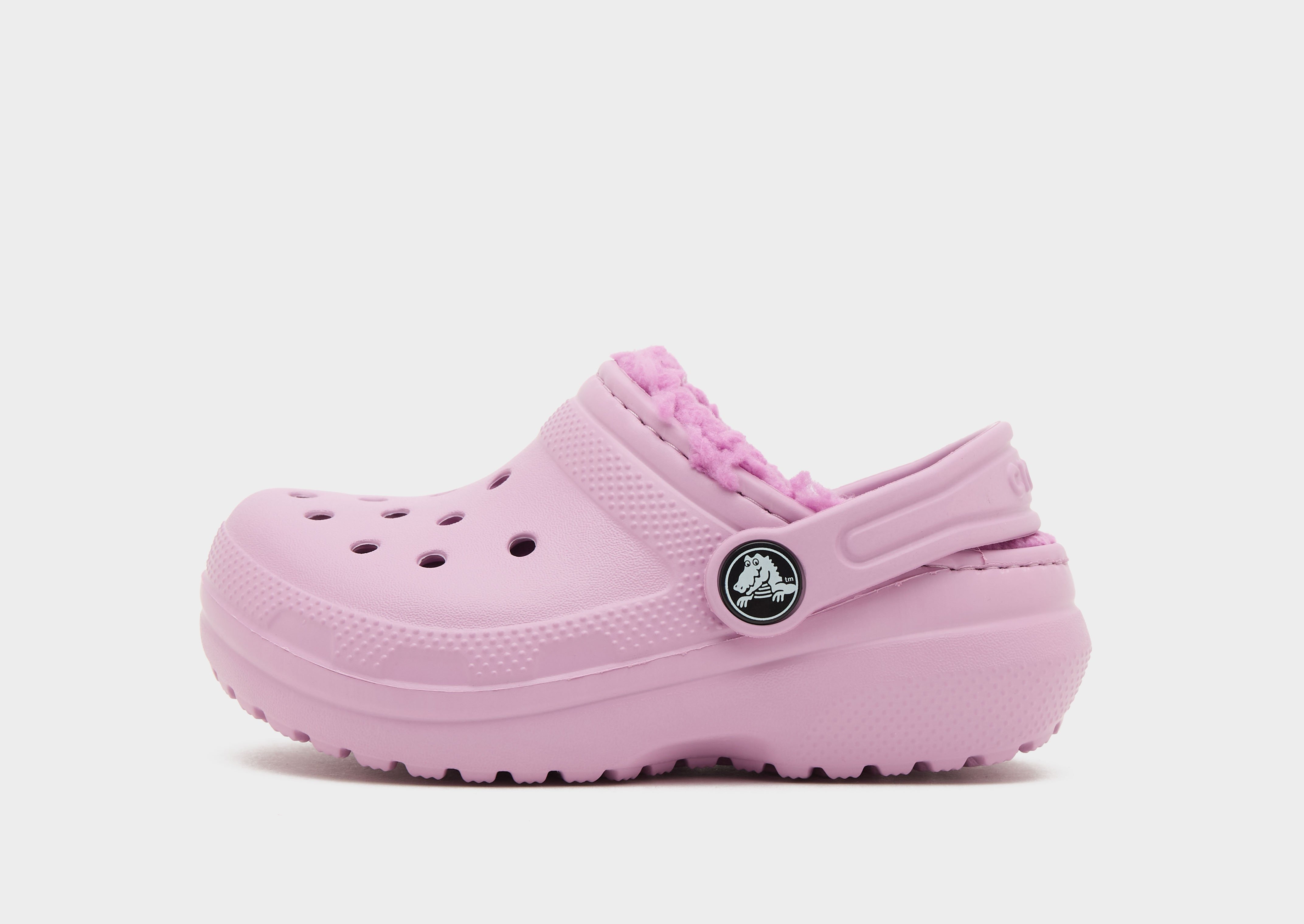 Pink Crocs Classic Lined Clogs Infant - JD Sports NZ
