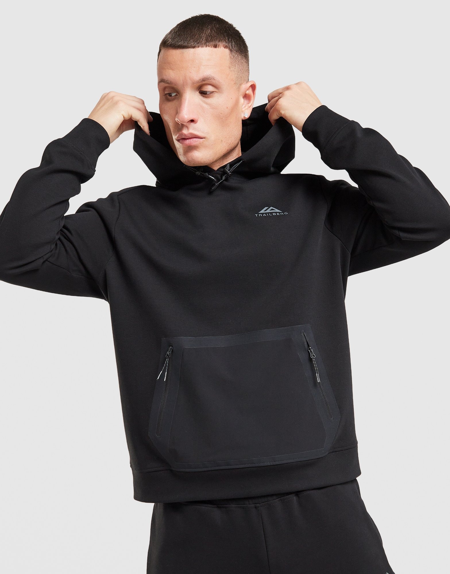 Black Trailberg Eclipse Hoodie - JD Sports NZ