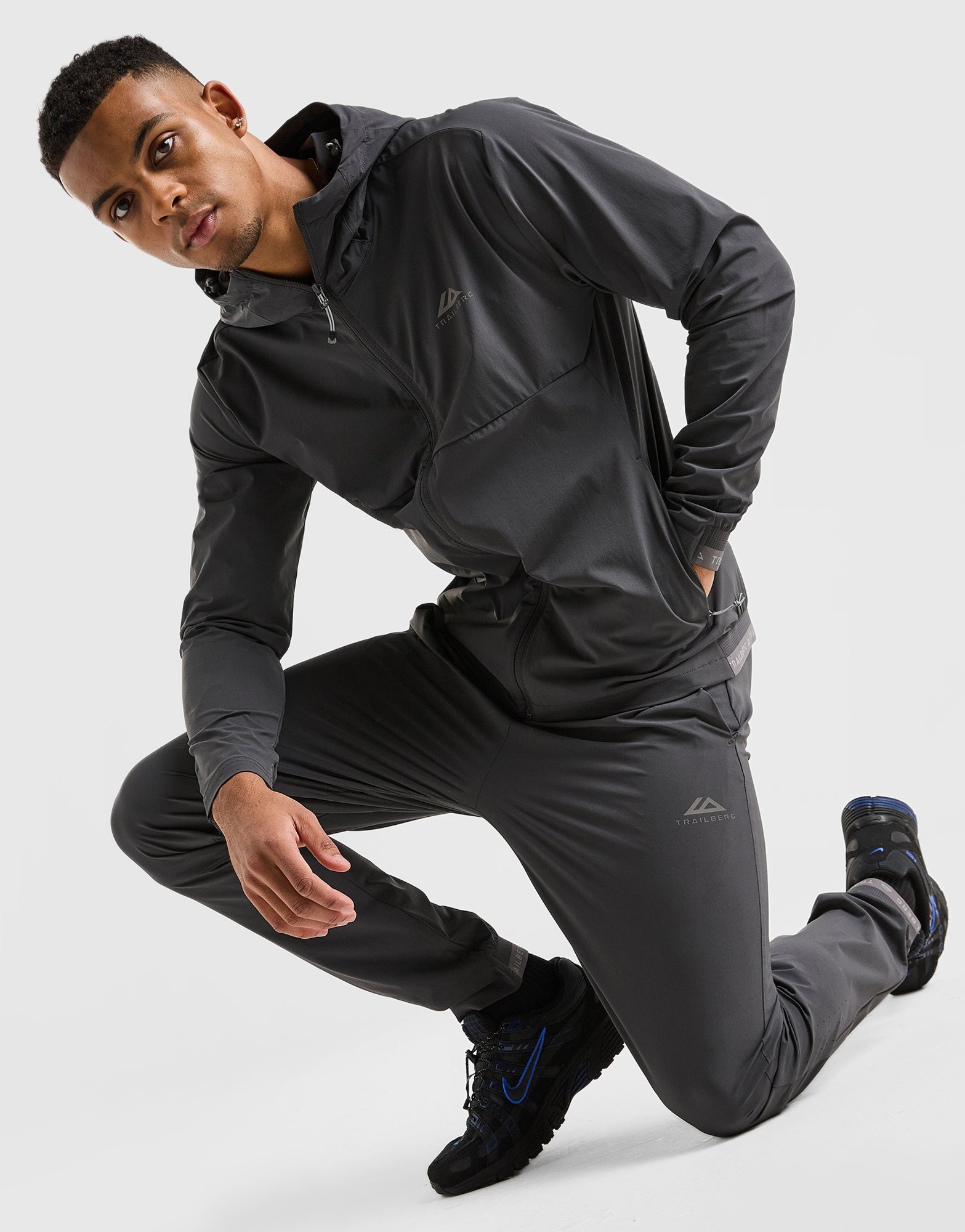 Grey Trailberg Frontier Tracksuit | JD Sports UK