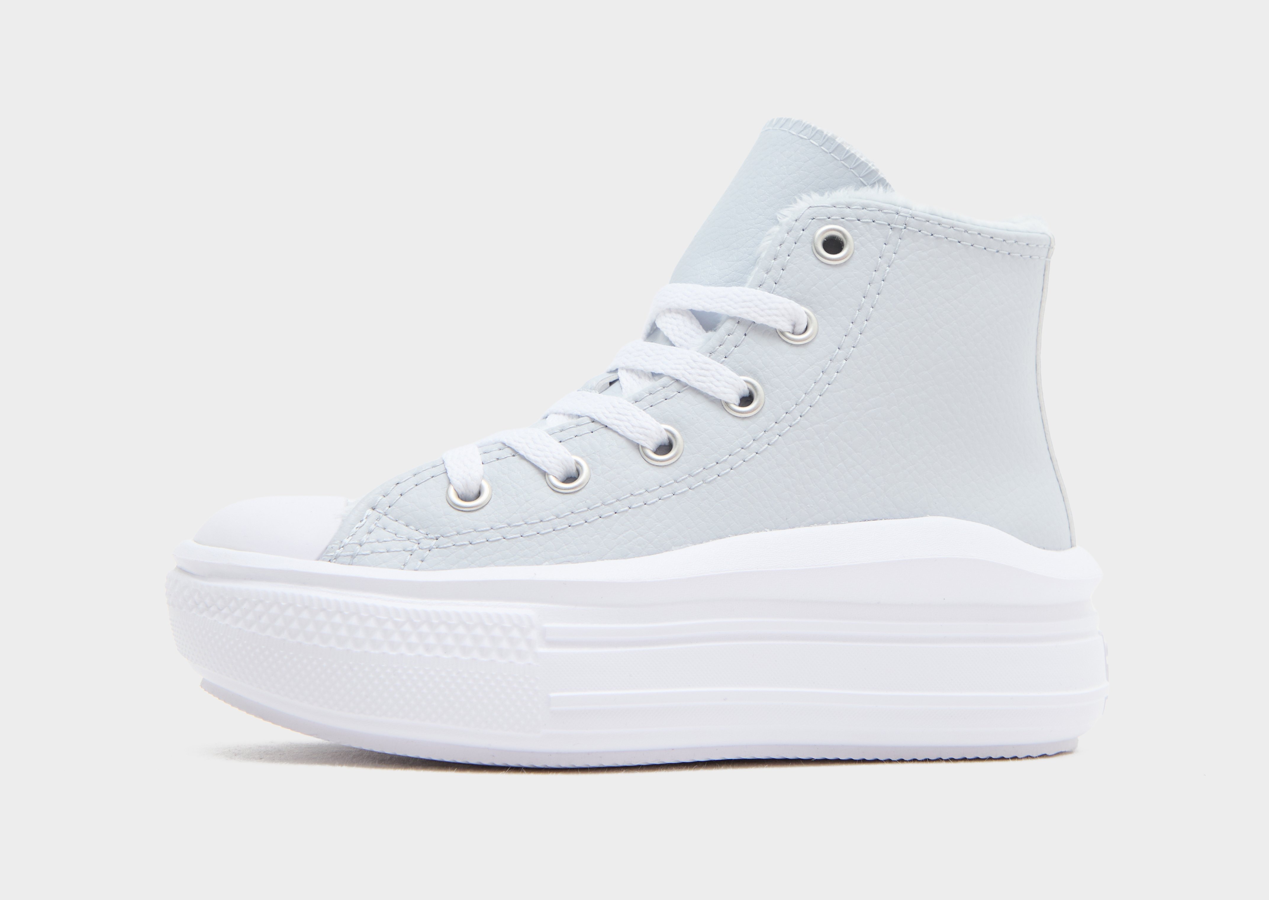 Blue Converse All Star Move High Fur Lined Children | JD Sports UK