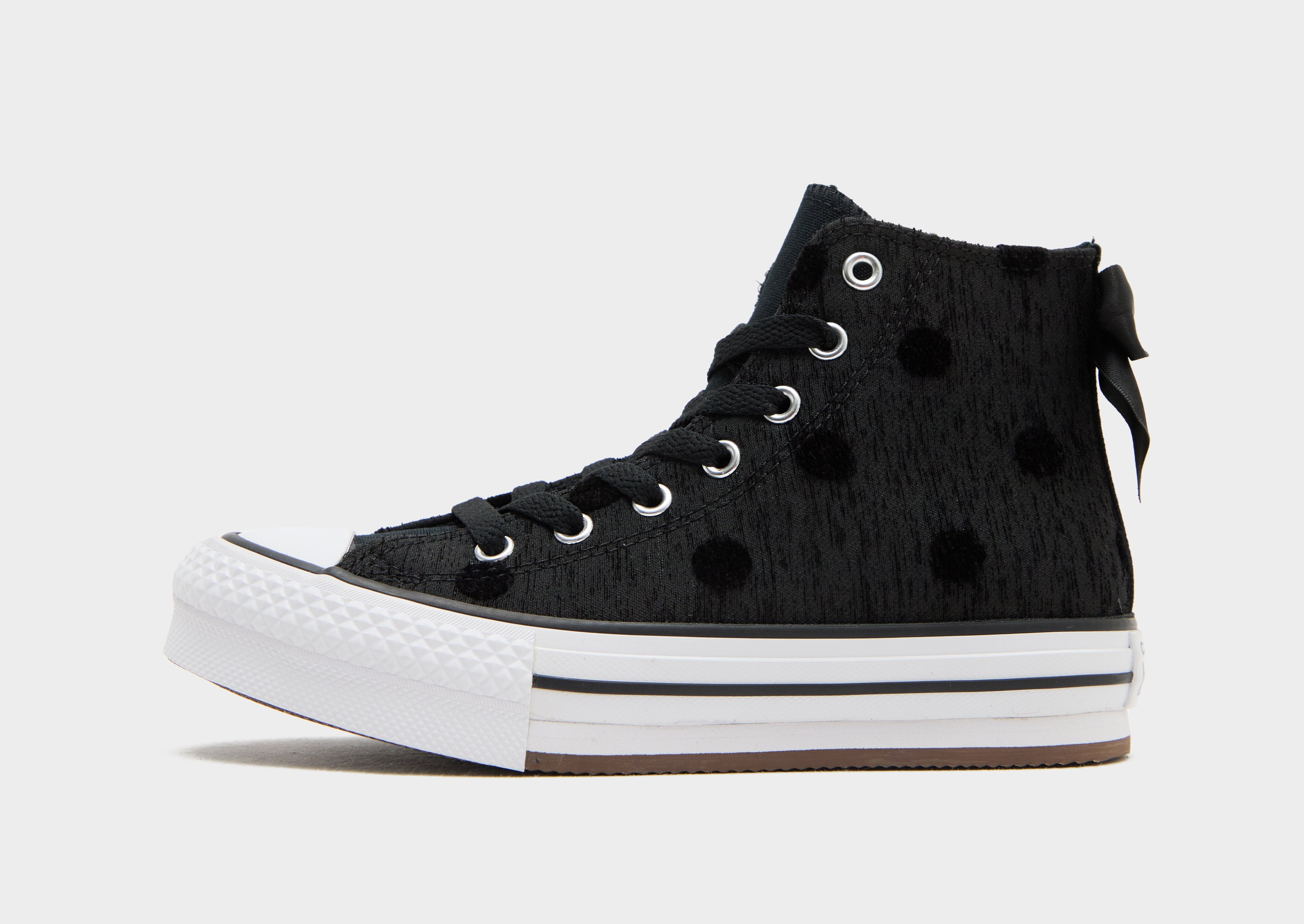 Musta Converse Chuck Taylor All Star High Lift Lapset - JD Sports Finland