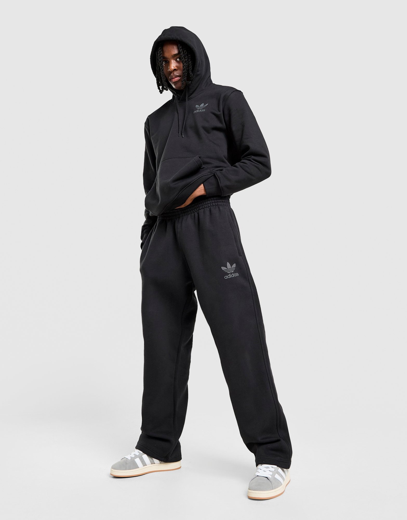 Black adidas Originals Trefoil Puff Joggers - JD Sports Sverige