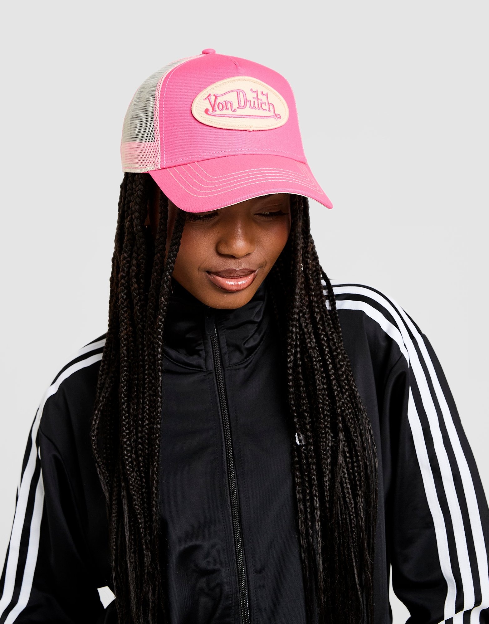 Pink Von Dutch Staple Trucker Cap - JD Sports Australia