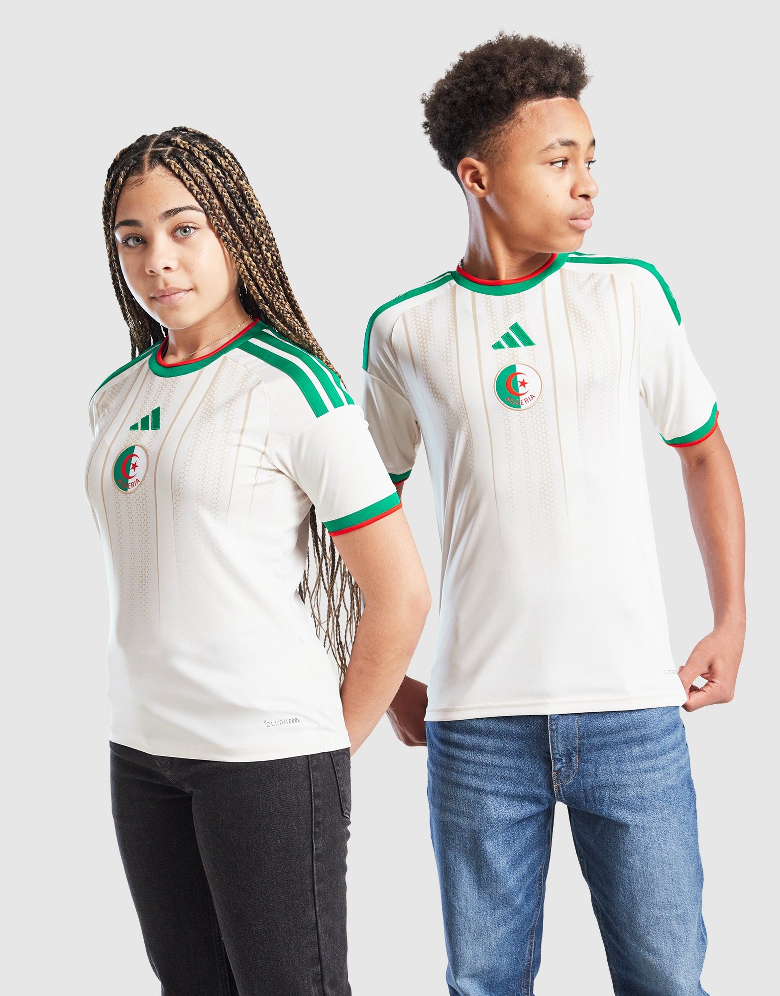 adidas Maillot Domicile Algérie 26 Enfants Blanc- JD Sports France