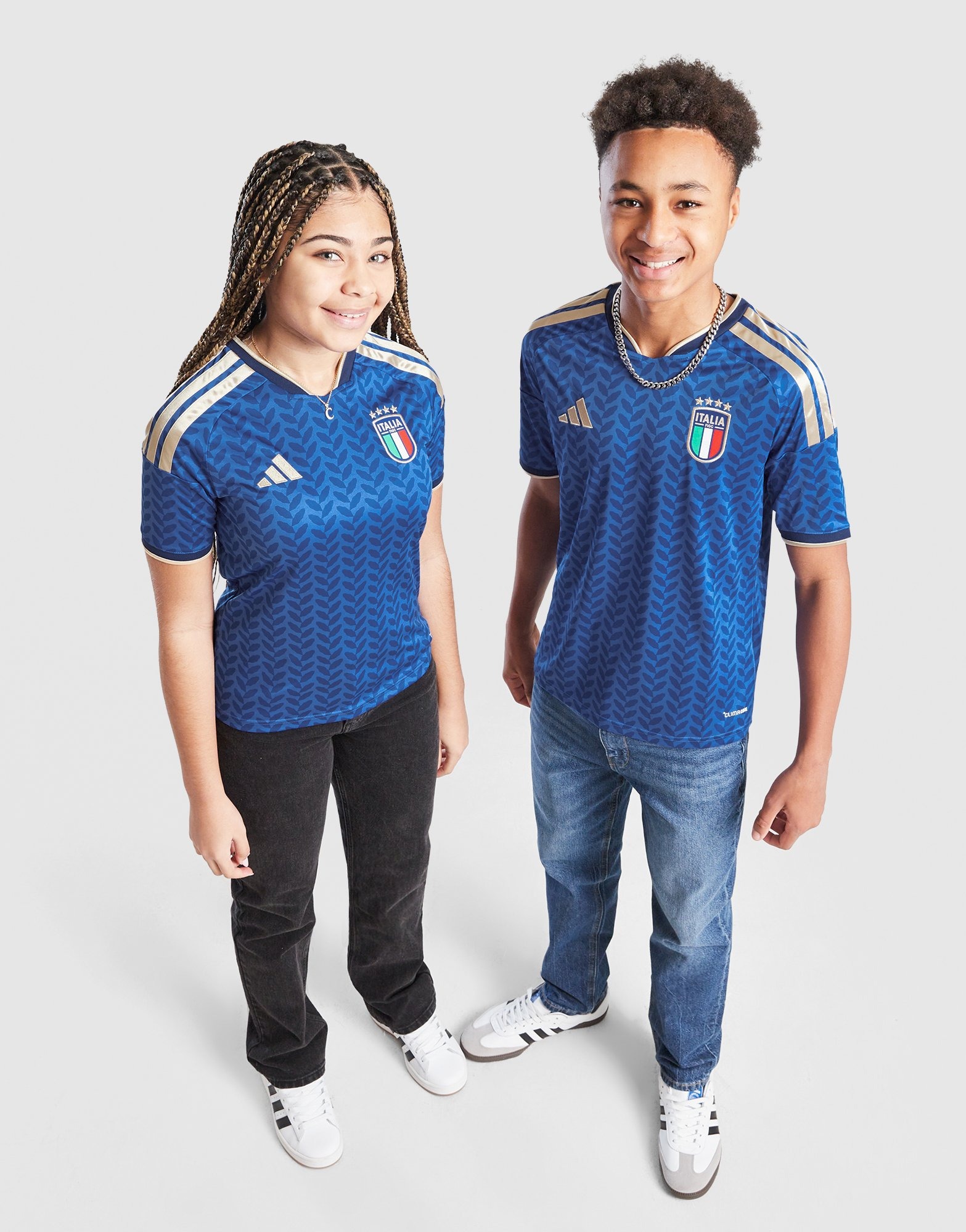 adidas Italien 2026 Heim Shirt Kinder Blau - JD Sports Deutschland