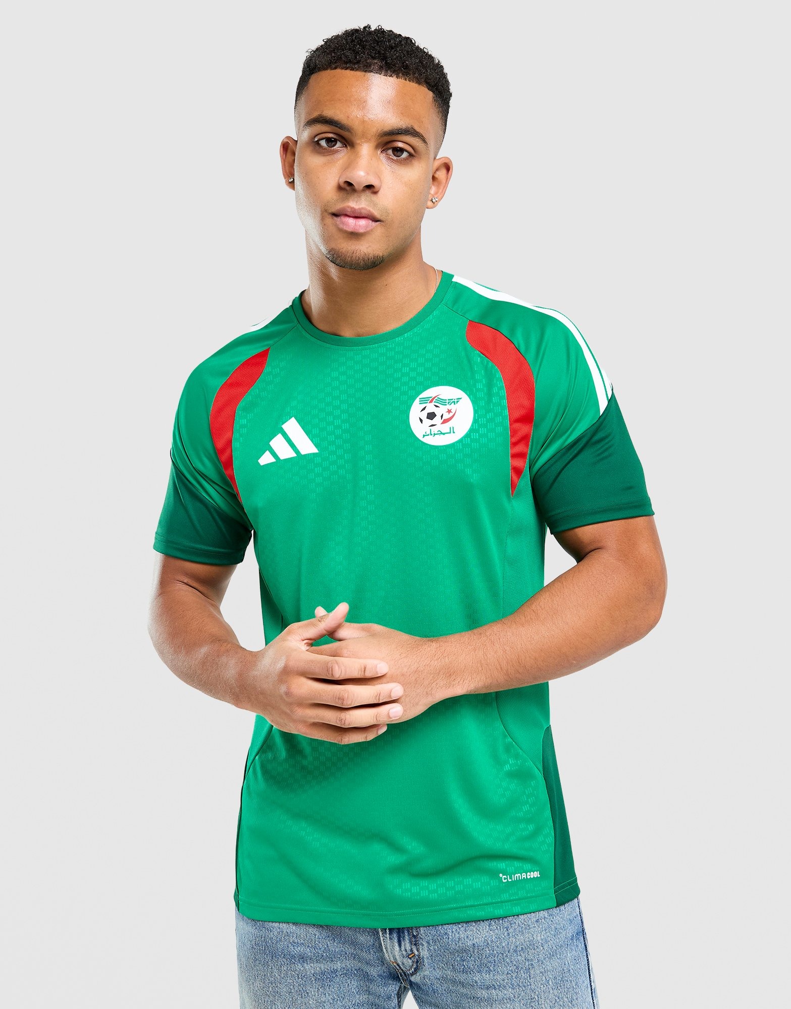 Green adidas Algeria Training Shirt - JD Sports NZ