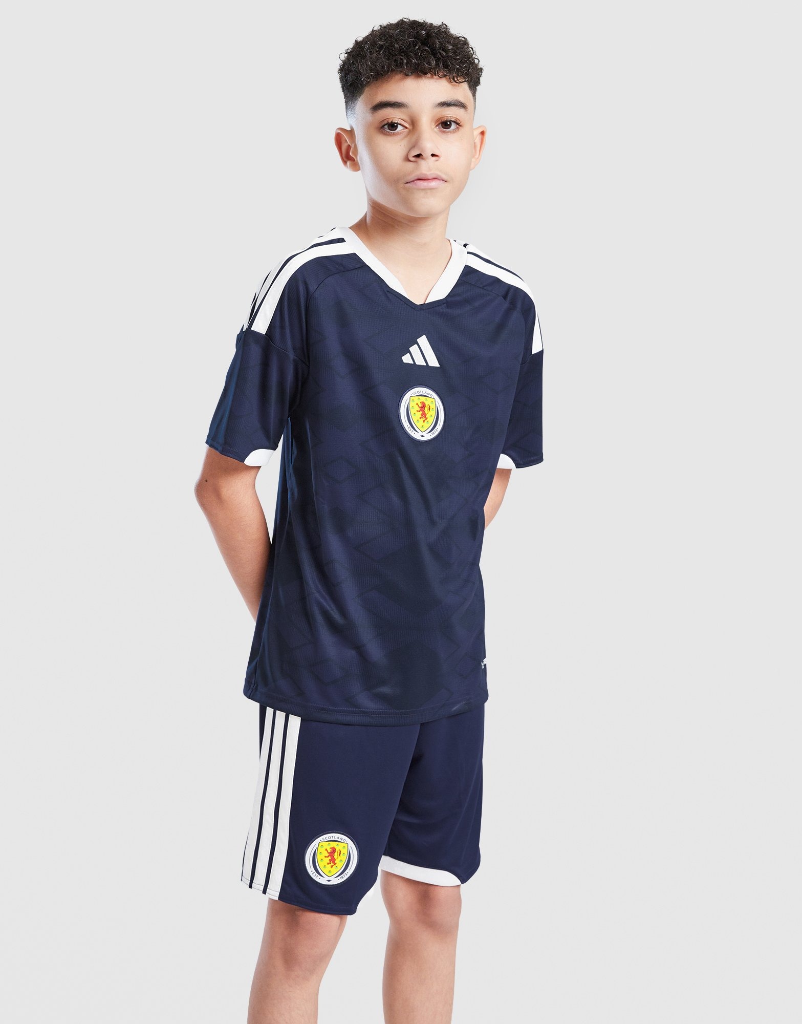Blue adidas Scotland 2026 Home Shorts Junior - JD Sports Ireland