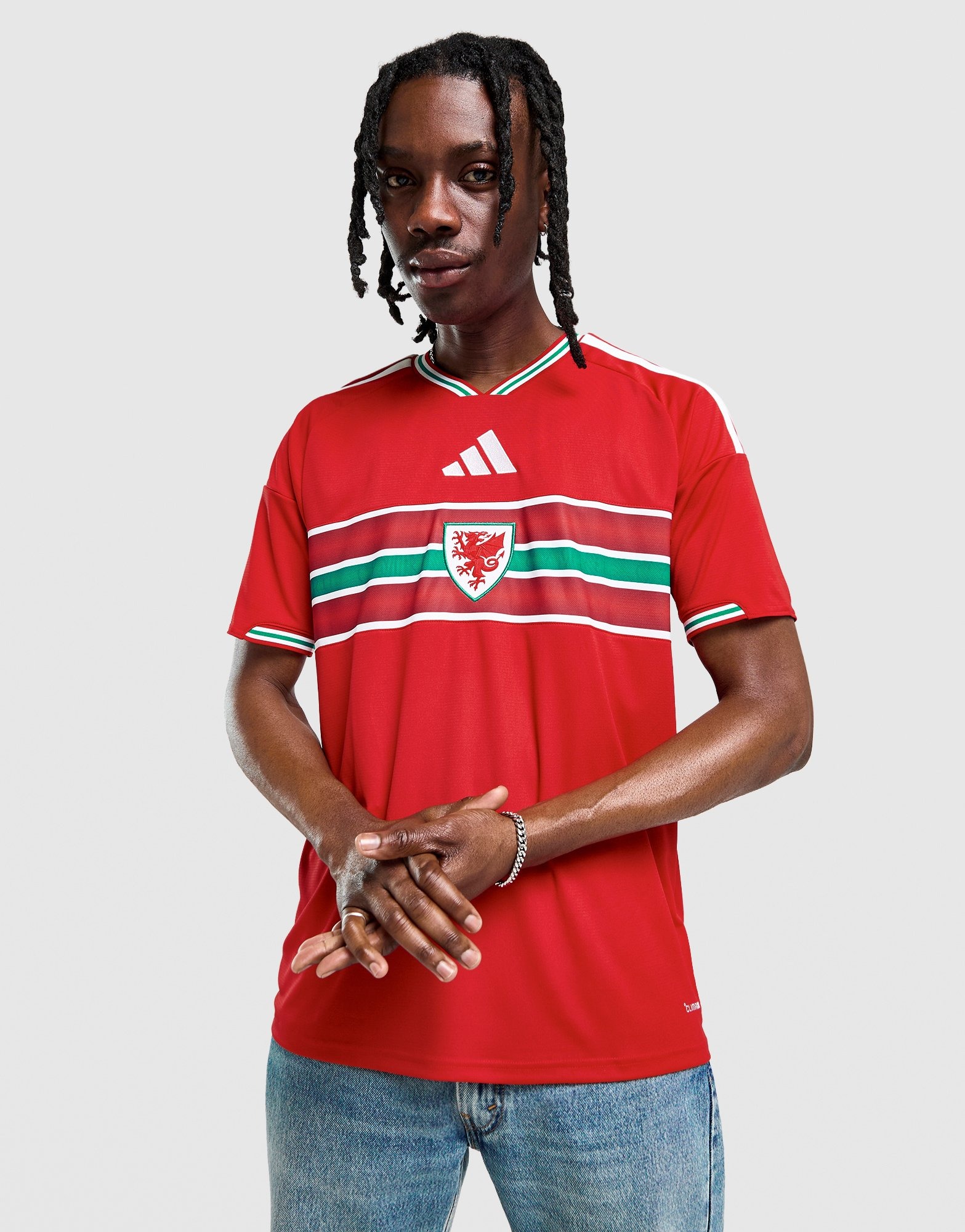 Punainen adidas Wales 2026 Home Shirt - JD Sports Finland
