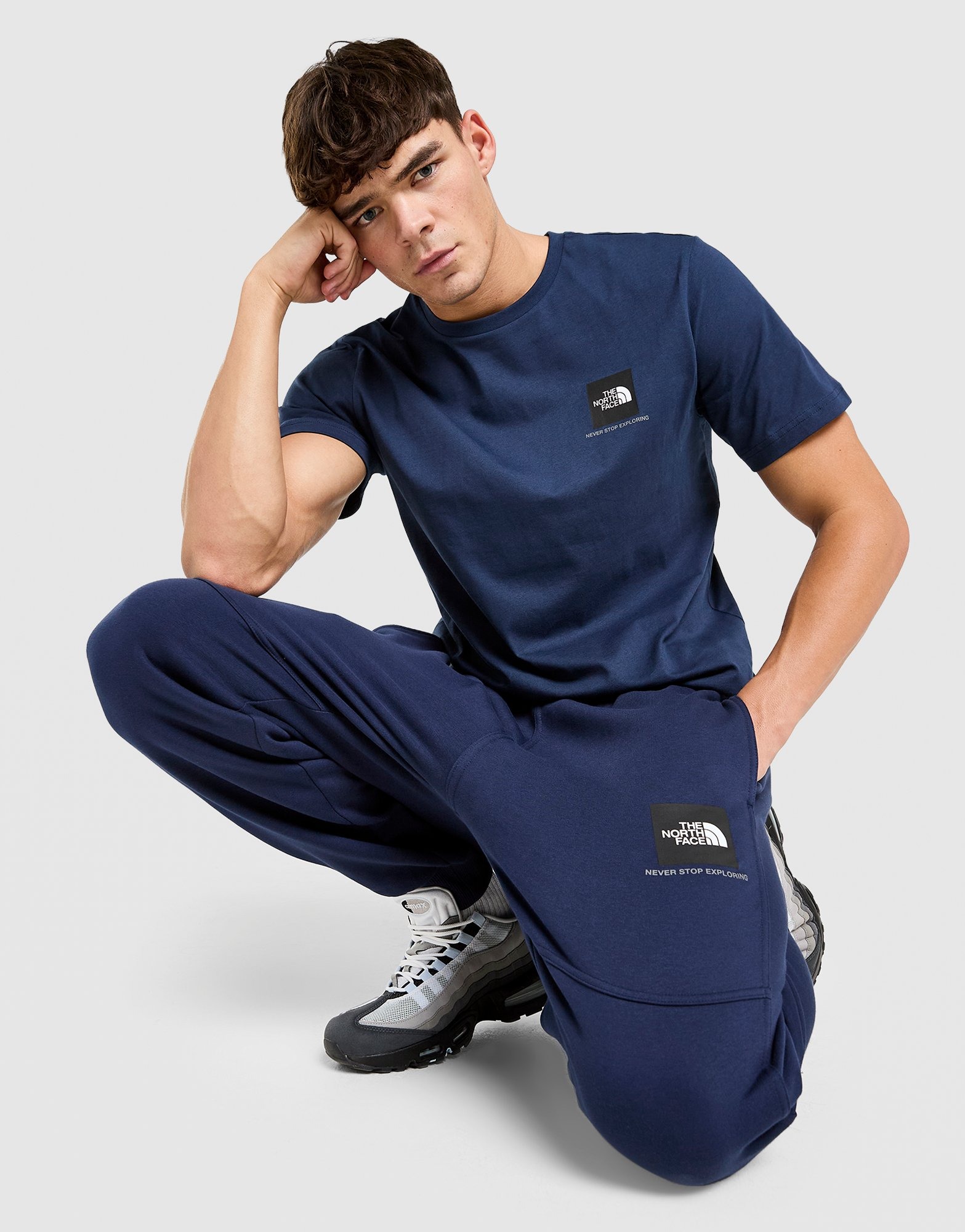 Sininen The North Face Fine Box Logo Joggers - JD Sports Finland
