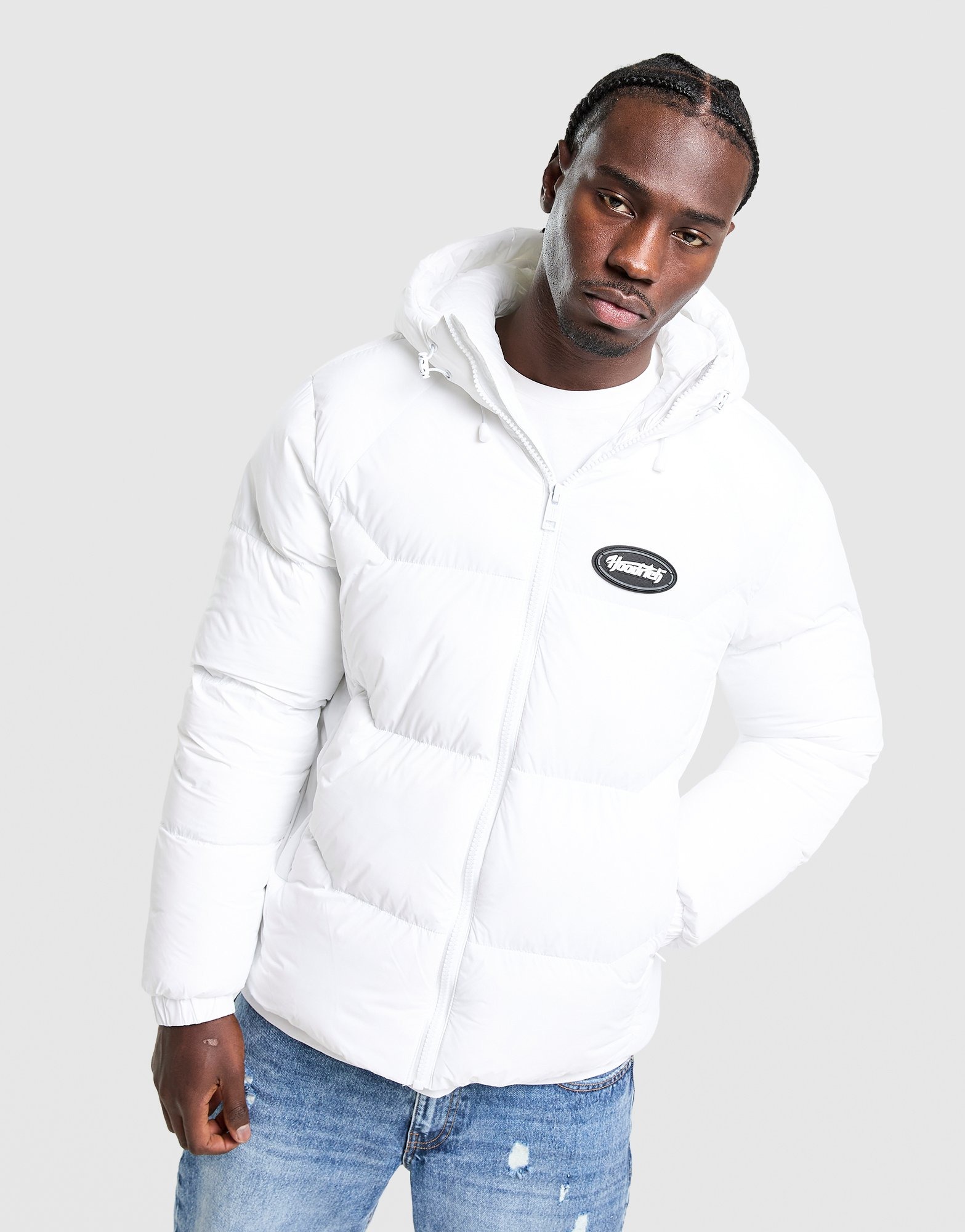 Valkoinen Hoodrich Volt Puffer Jacket - JD Sports Finland