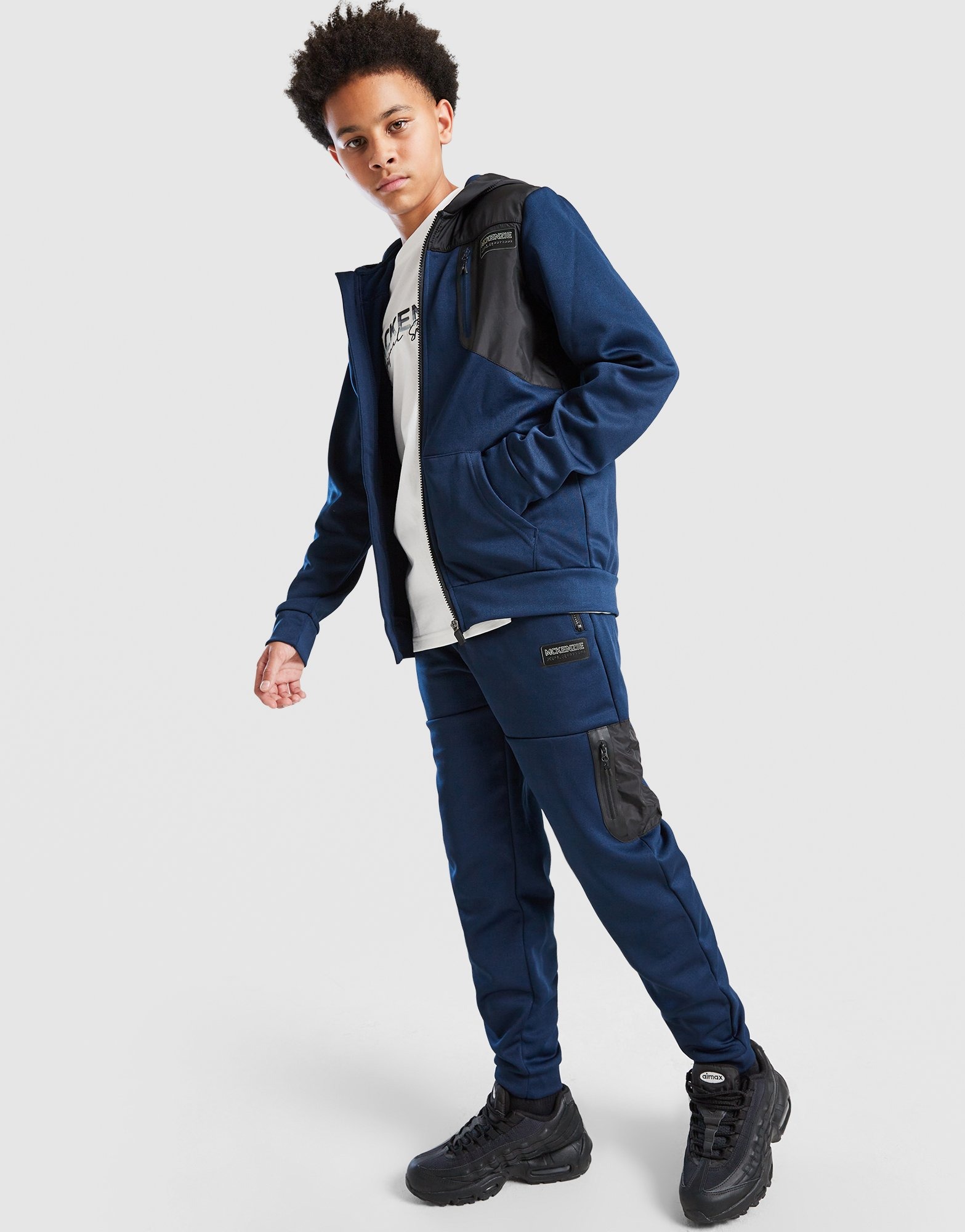 Blue McKenzie Nitro Poly Track Pants Junior - JD Sports NZ