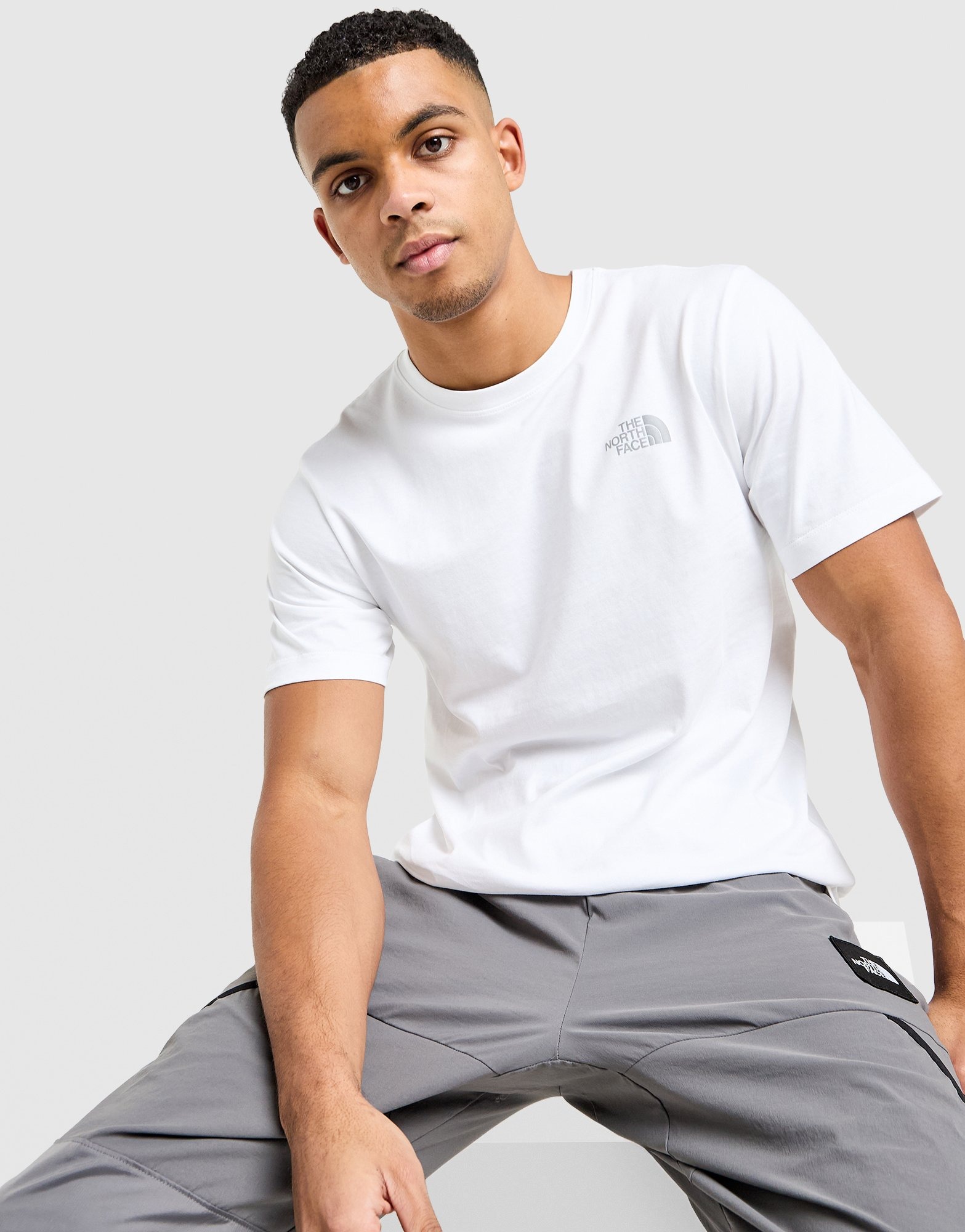 White The North Face Simple Dome T-Shirt | JD Sports UK