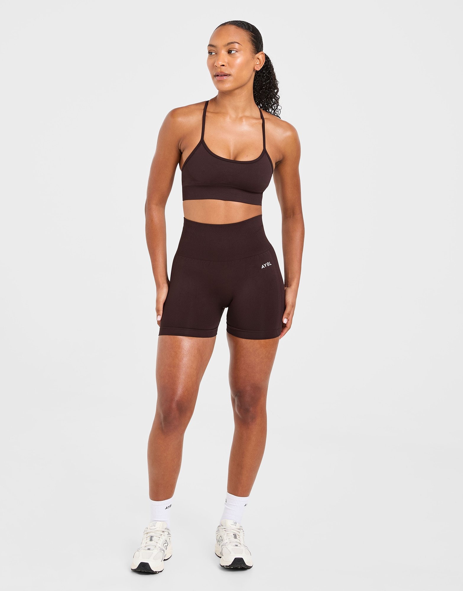 Brown AYBL Empower Seamless Sports Bra - JD Sports Global