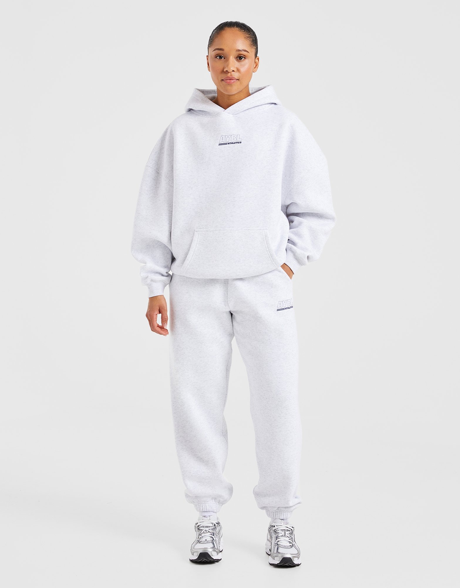 Grey AYBL Athletics Track Oversized Joggers - JD Sports Global