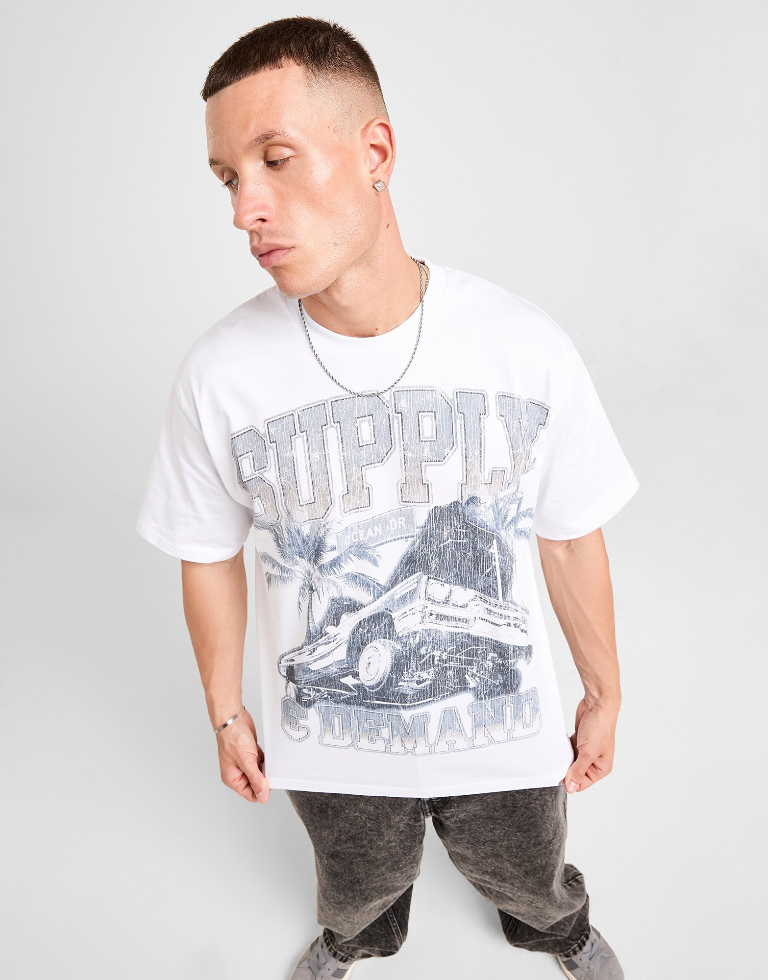 Supply & Demand Ocean T-Shirt Weiss - JD Sports Österreich