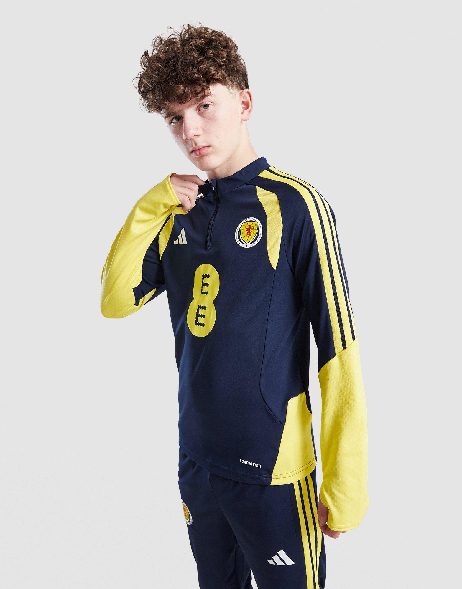 Blue adidas Scotland Tiro 26 Training Top Junior - JD Sports Global