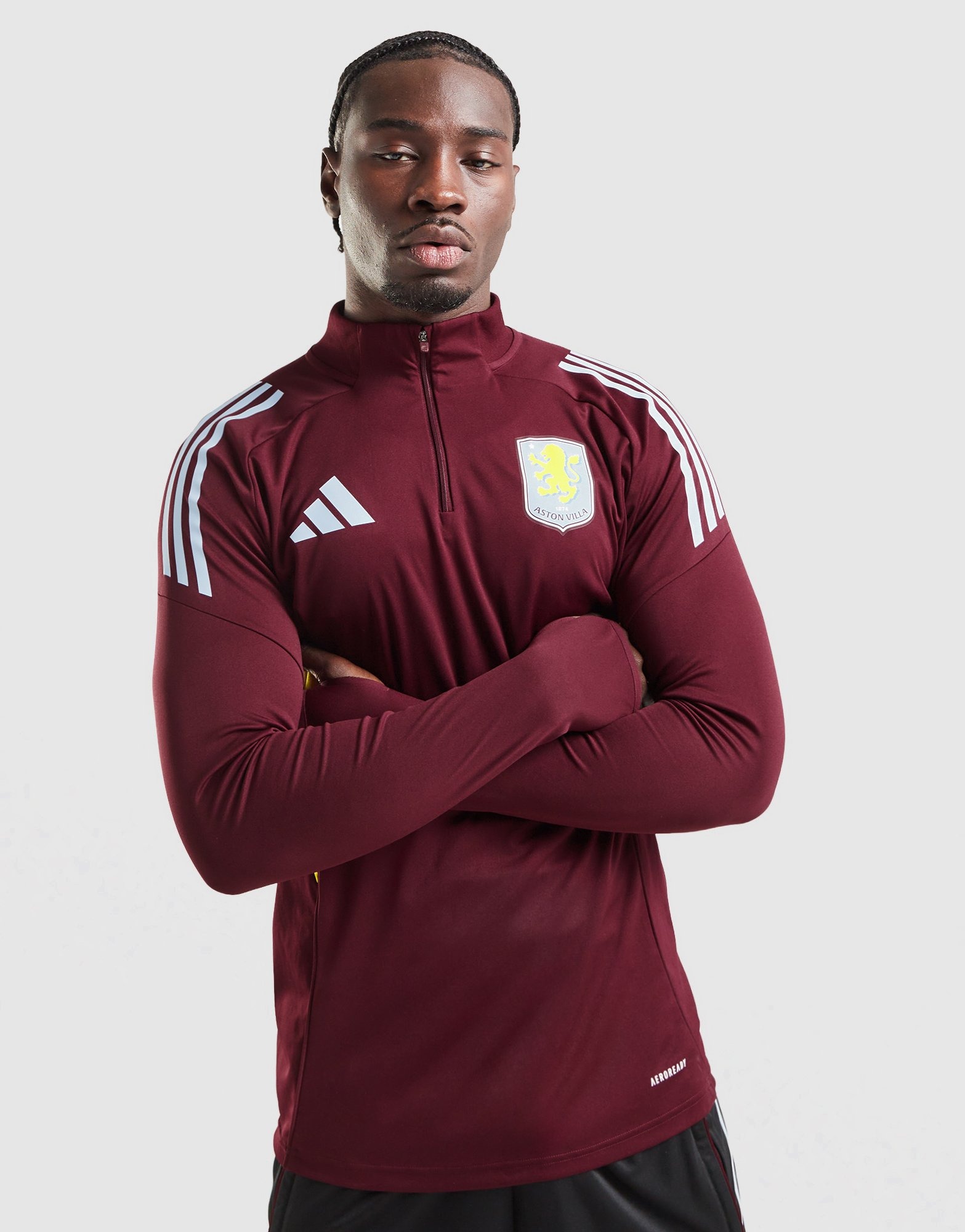 Red adidas Aston Villa FC Tiro 25 Training Top | JD Sports UK