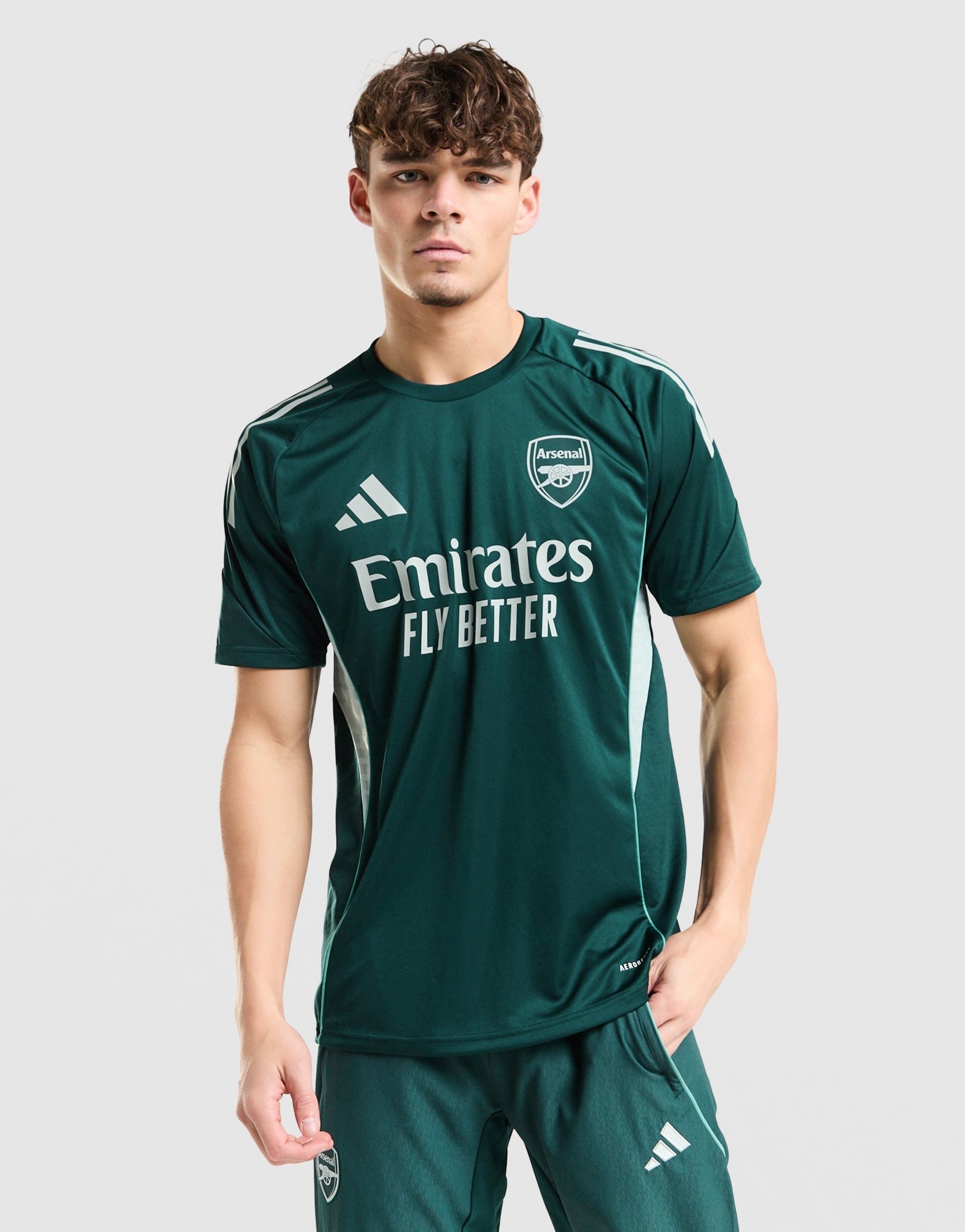 adidas Maillot d’entraînement Arsenal FC Vert- JD Sports France
