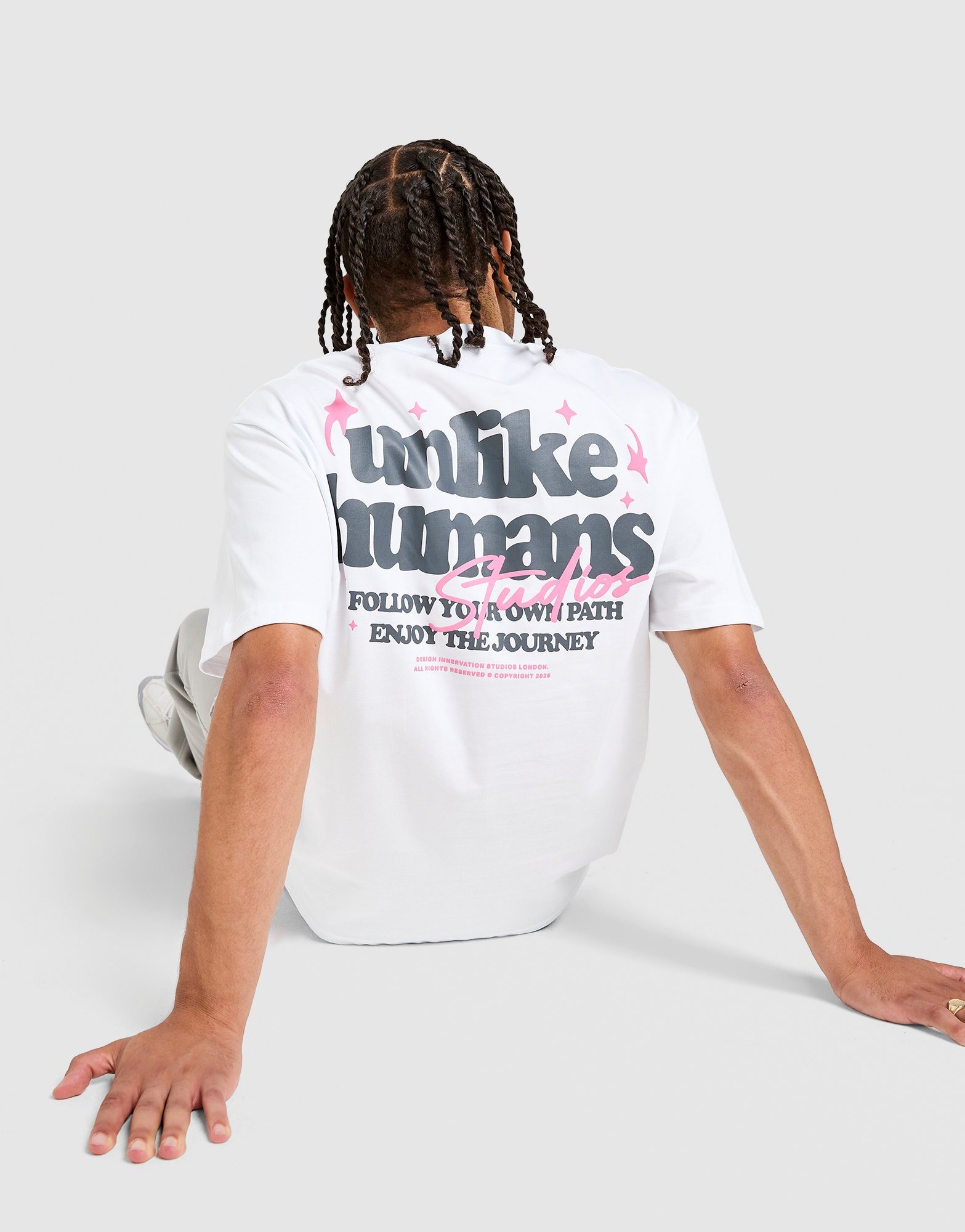 White Unlike Humans Crafted T-Shirt - JD Sports NZ
