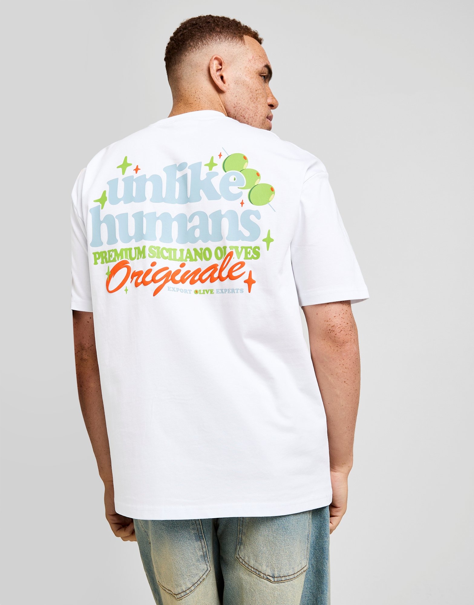 White Unlike Humans Siciliano T-Shirt - JD Sports NZ