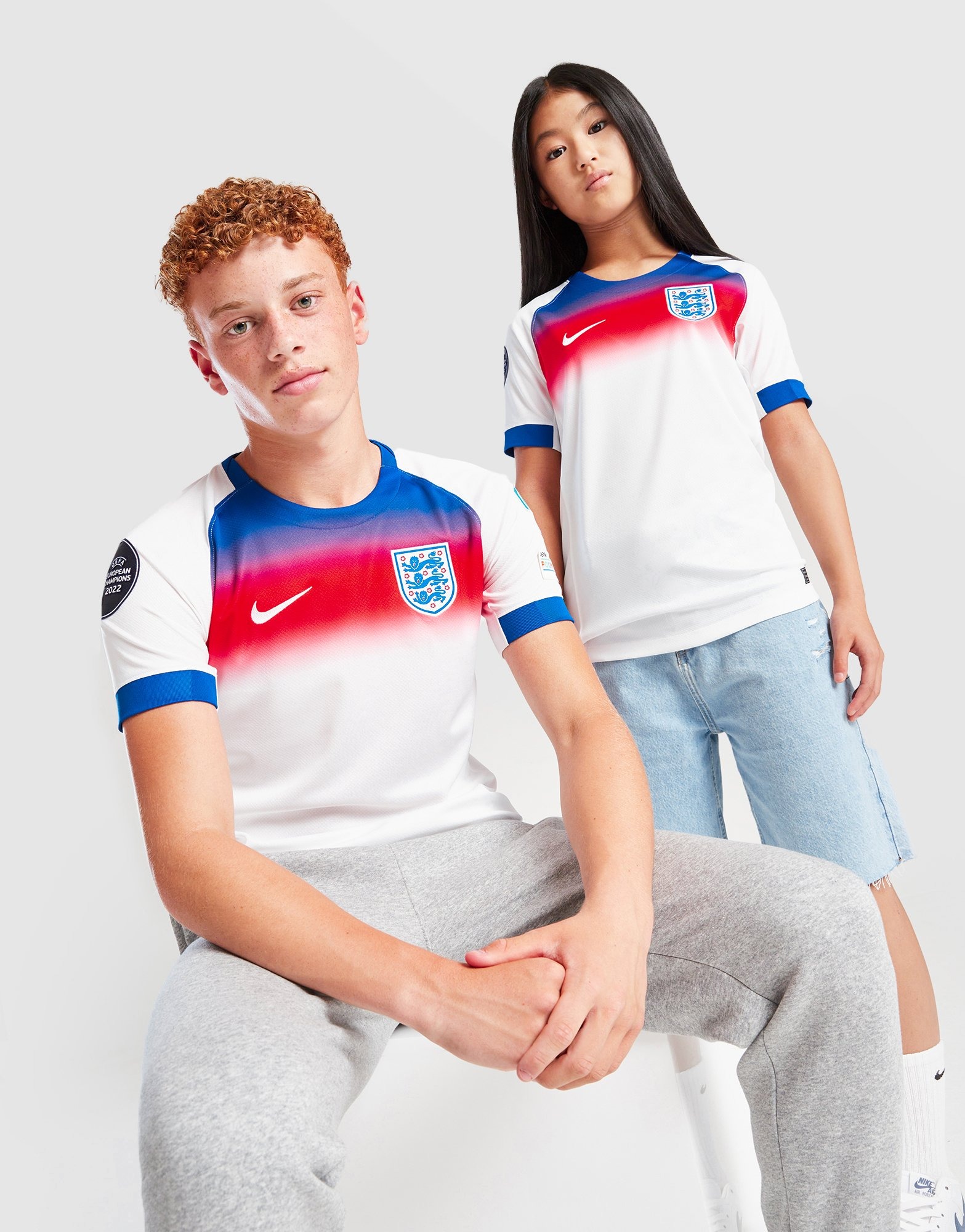 White Nike England WEC 2025 Badge Home Shirt Junior | JD Sports UK