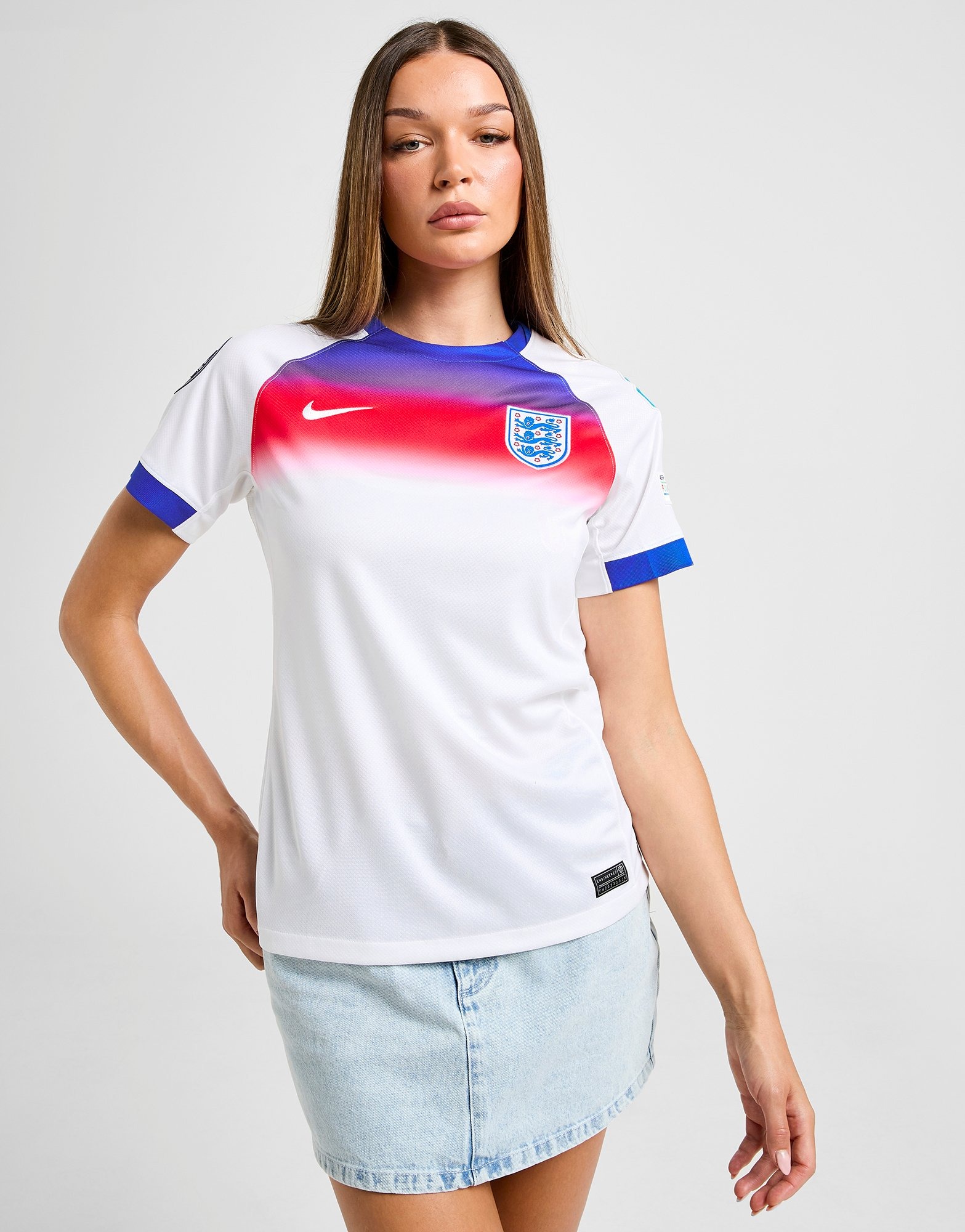 White Nike England WEC 2025 Badge Home Shirt Women's - JD Sports Global