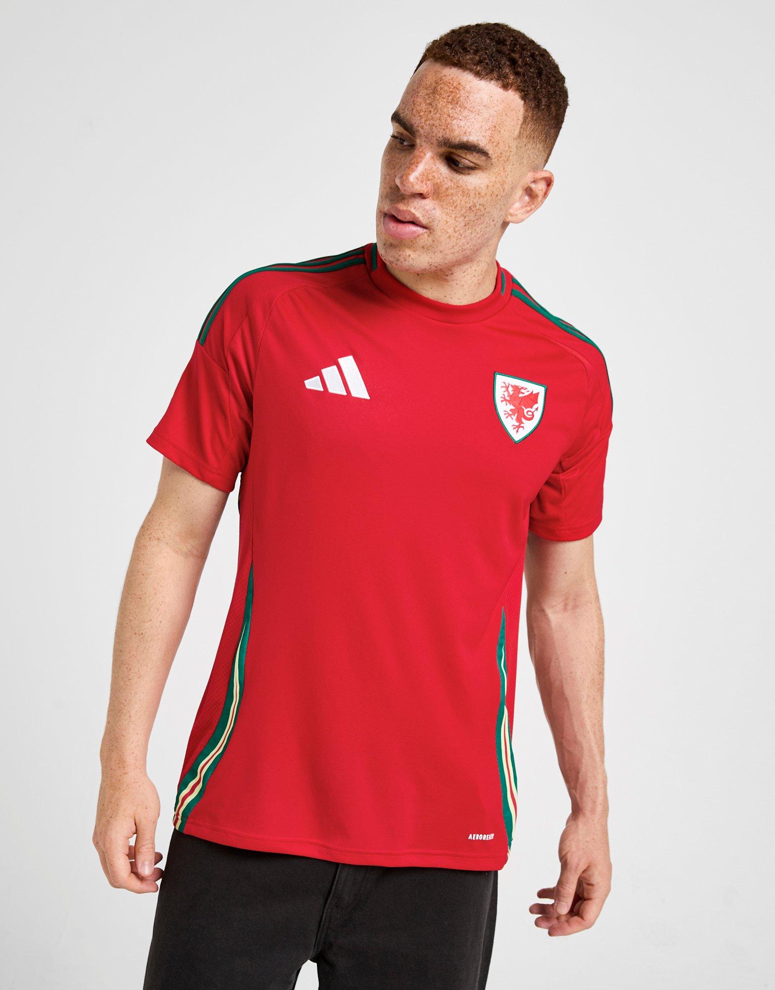 Red adidas Wales WEC 2025 Badge Home Shirt - JD Sports Global