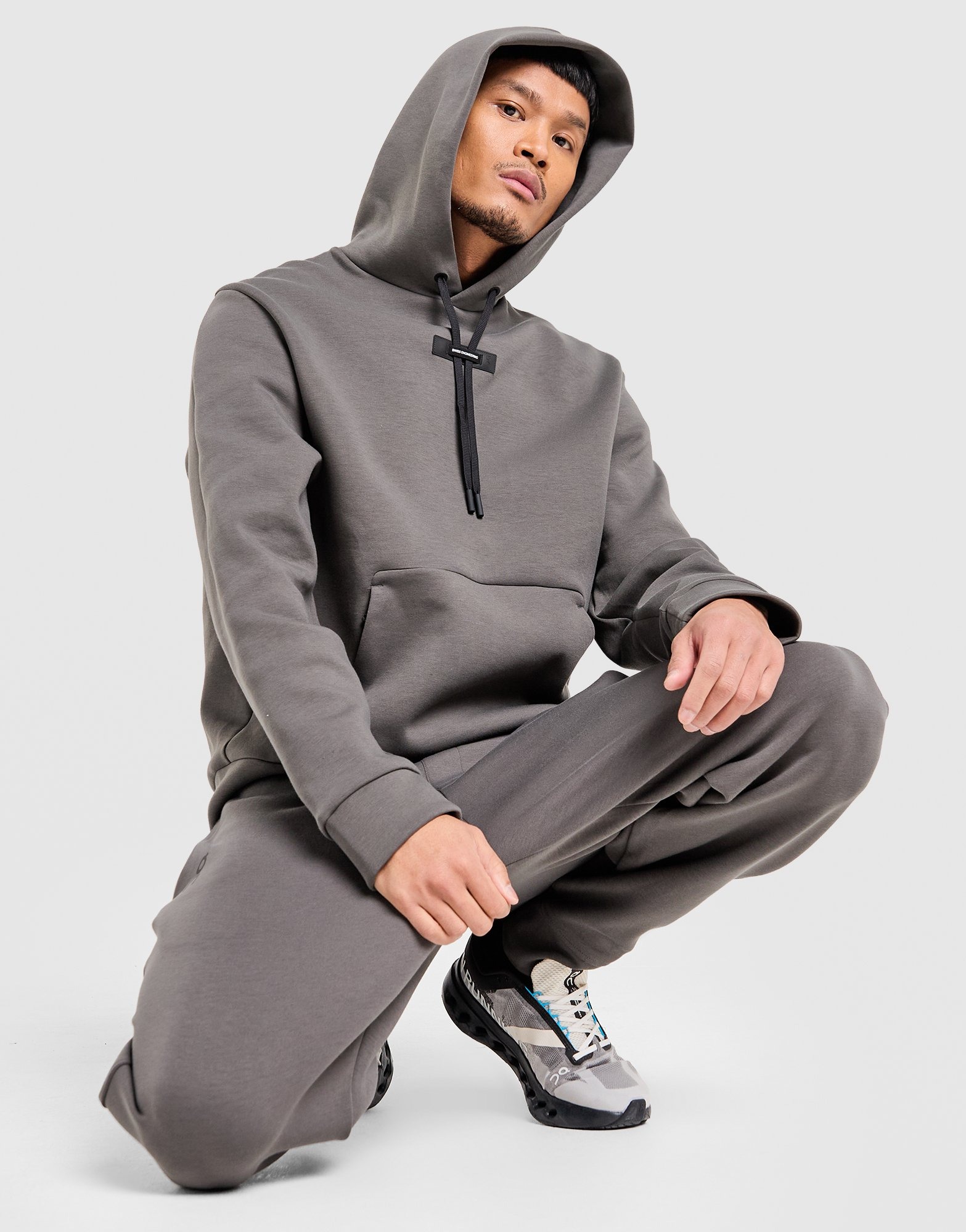 Grey On Running Tech Hoodie - JD Sports NZ