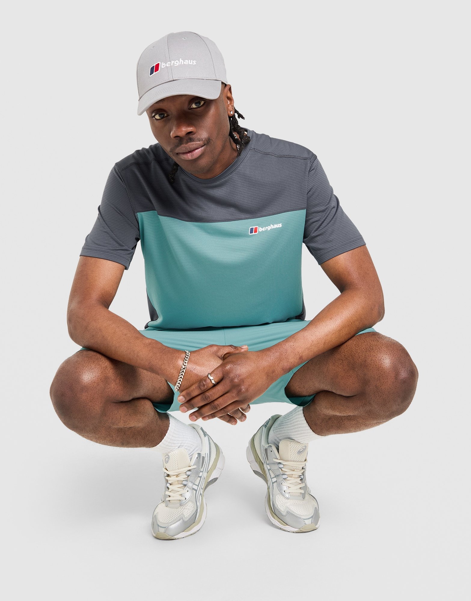 Blue Berghaus Explorer Tech T-Shirt | JD Sports UK
