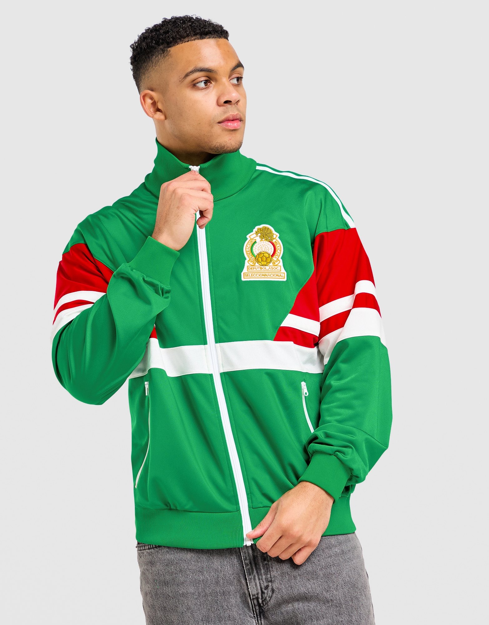 adidas Originals Haut de survêtement Mexique '86 Retro Vert- JD Sports ...