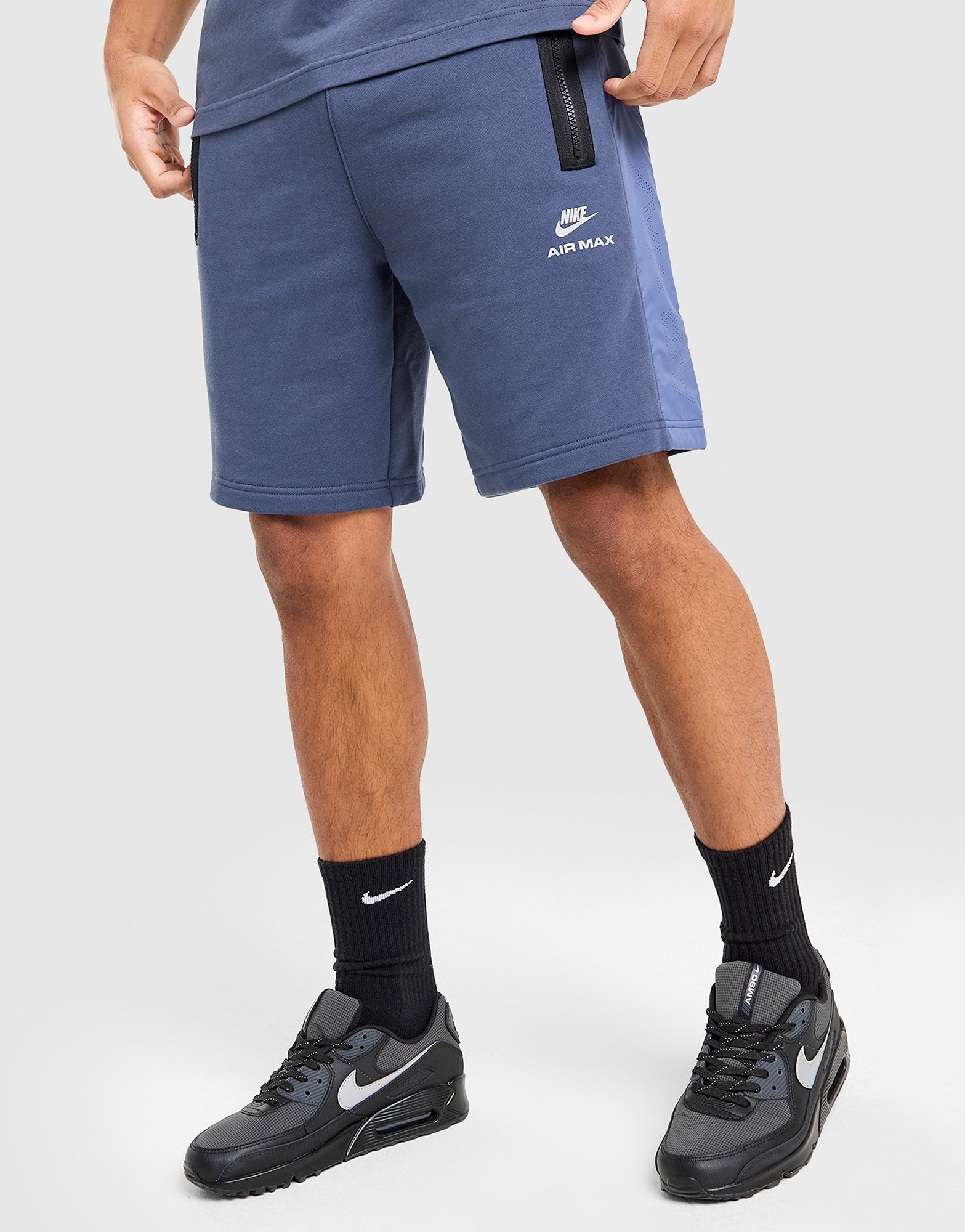 Blue Nike Air Max Fleece Shorts | JD Sports UK