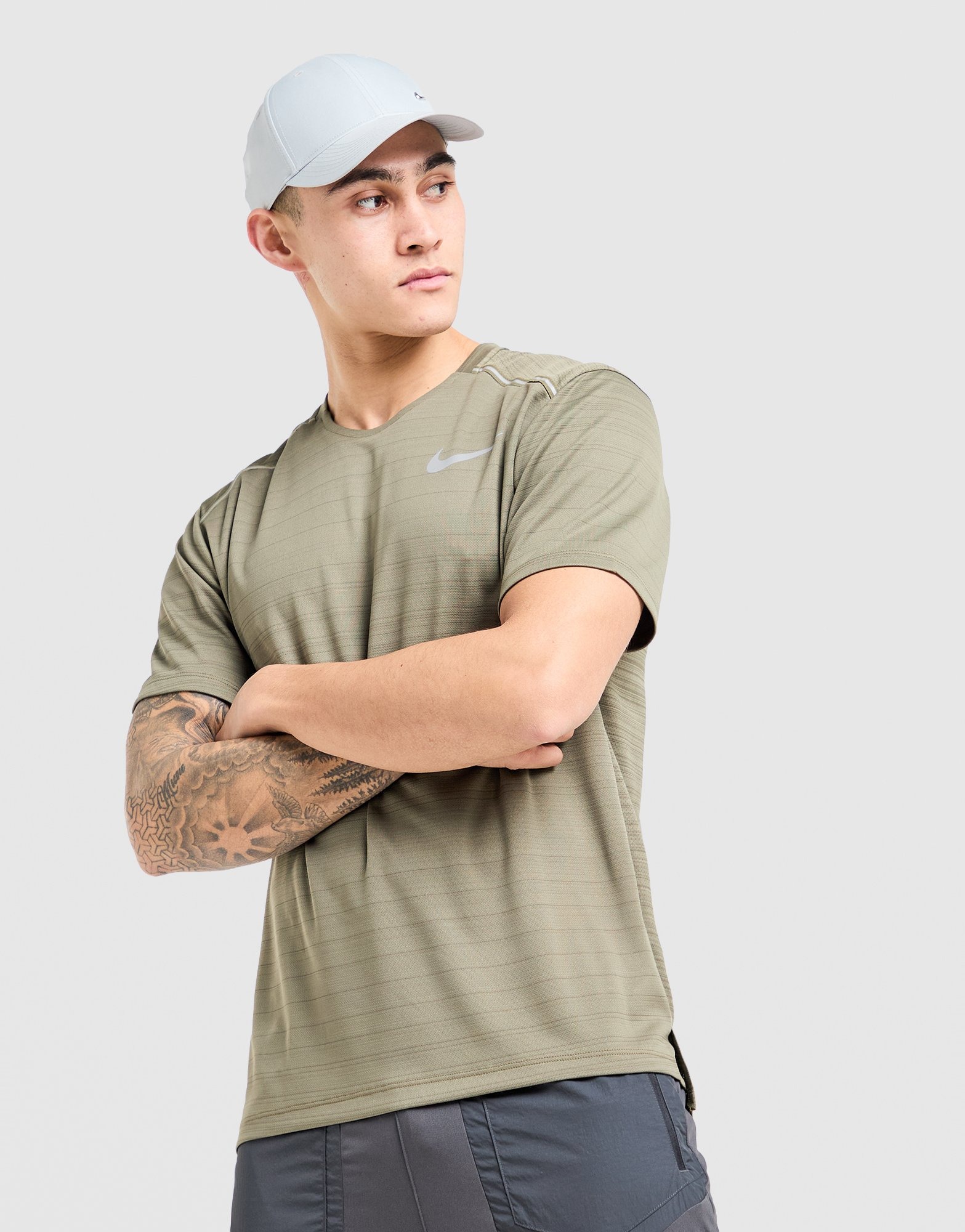 Green Nike Miler 1.0 T-Shirt - JD Sports Sverige