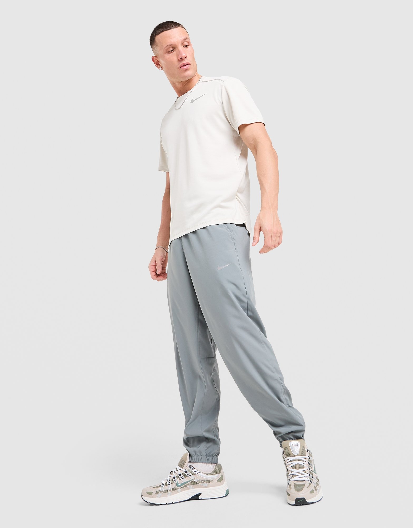 Grey Nike Woven Track Pants, Men's Cotton/Nylon - JD Sports UK