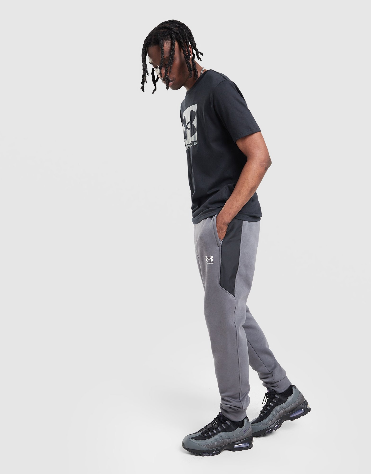Grey Under Armour Utility Fleece Joggers - JD Sports NZ