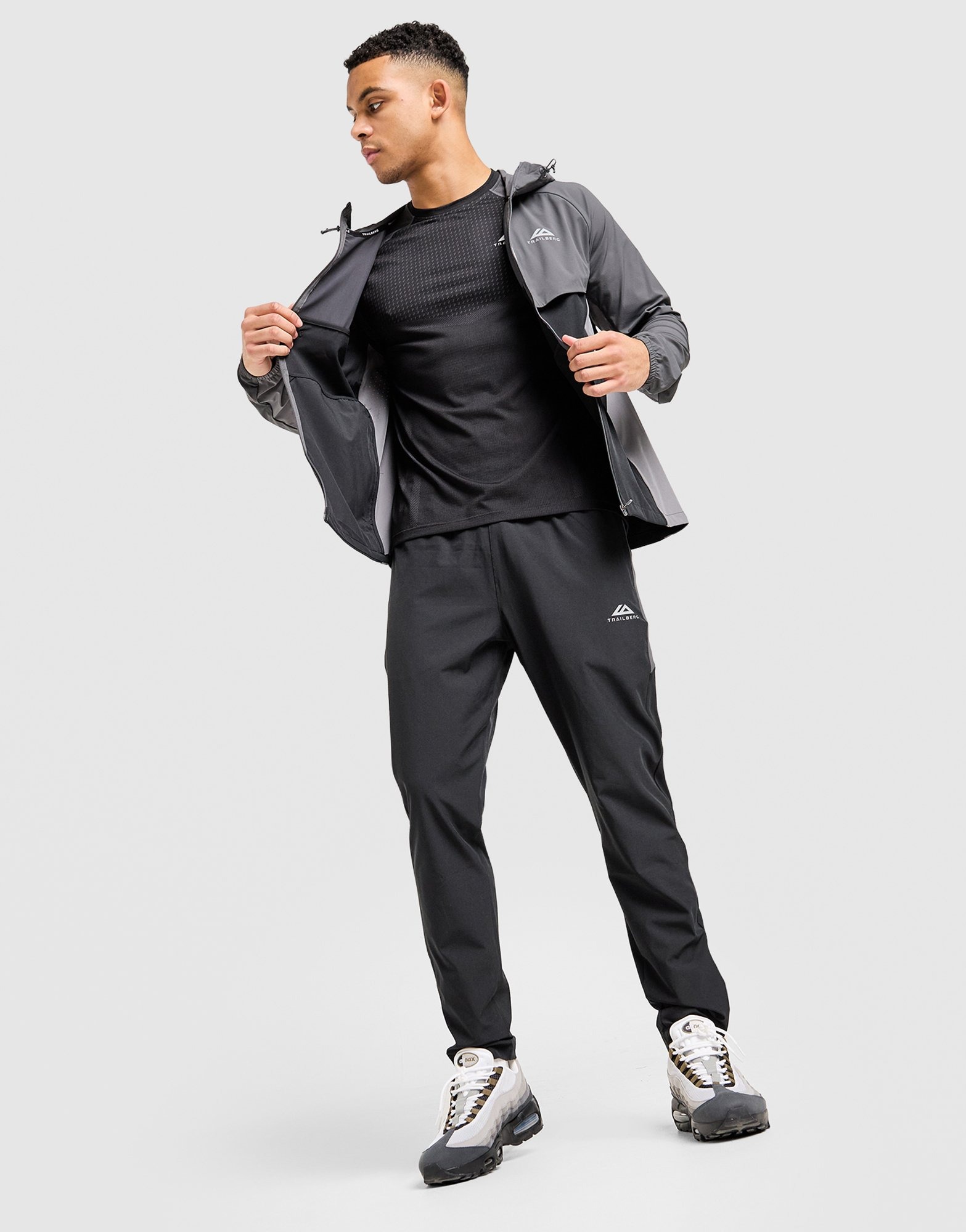 Black Trailberg Cloud Track Pants | JD Sports UK