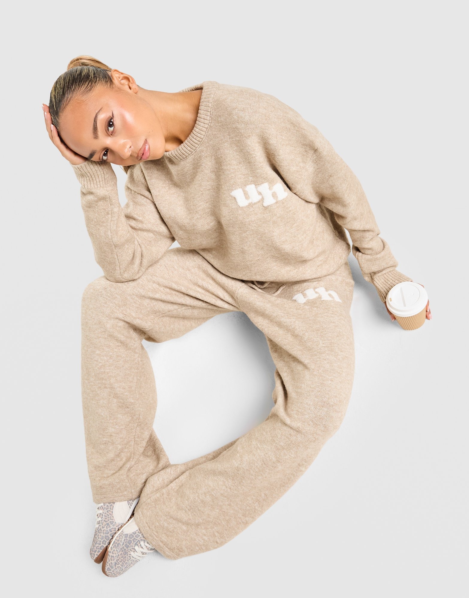 Brown Unlike Humans Knit Joggers | JD Sports UK