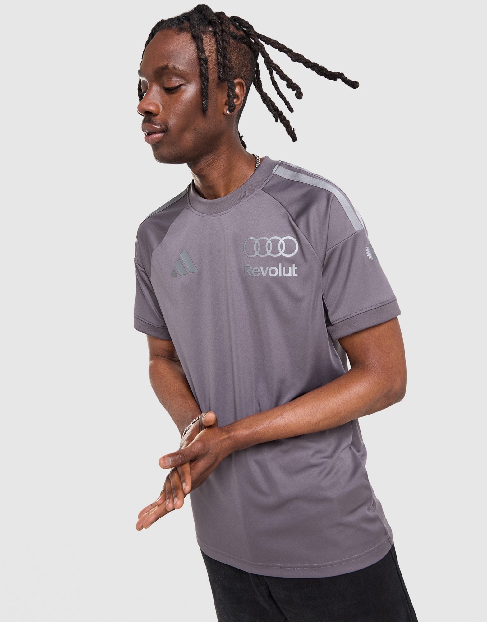 Grey adidas Audi F1 Driver Jersey - JD Sports NZ