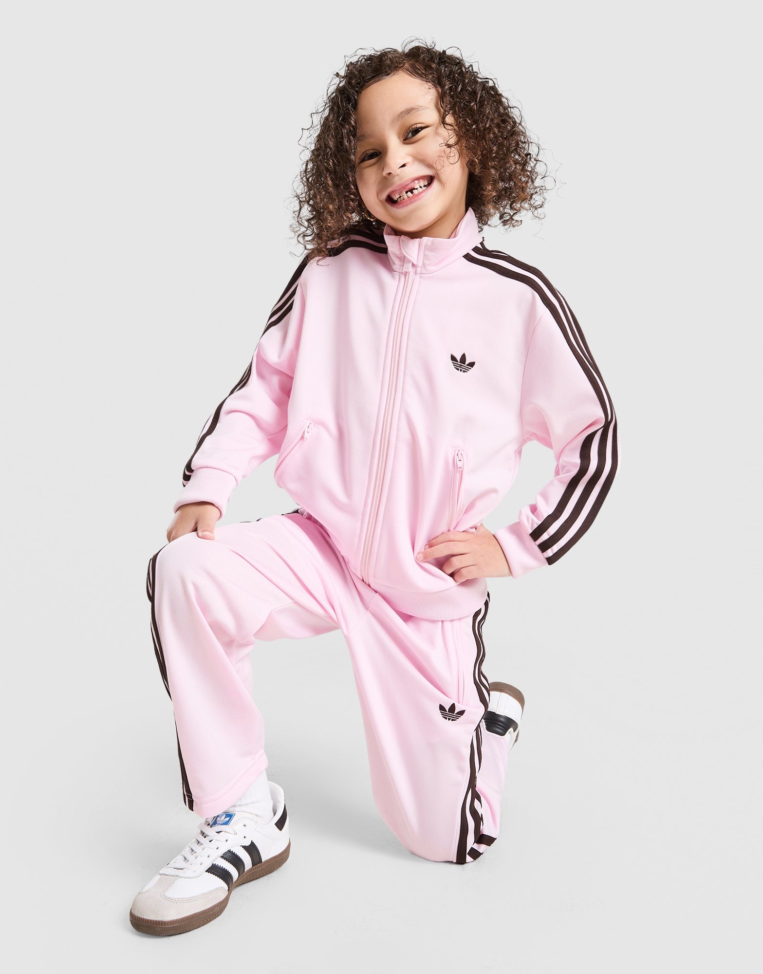Pink adidas Originals Girls' Firebird Tracksuit Children - JD Sports NZ