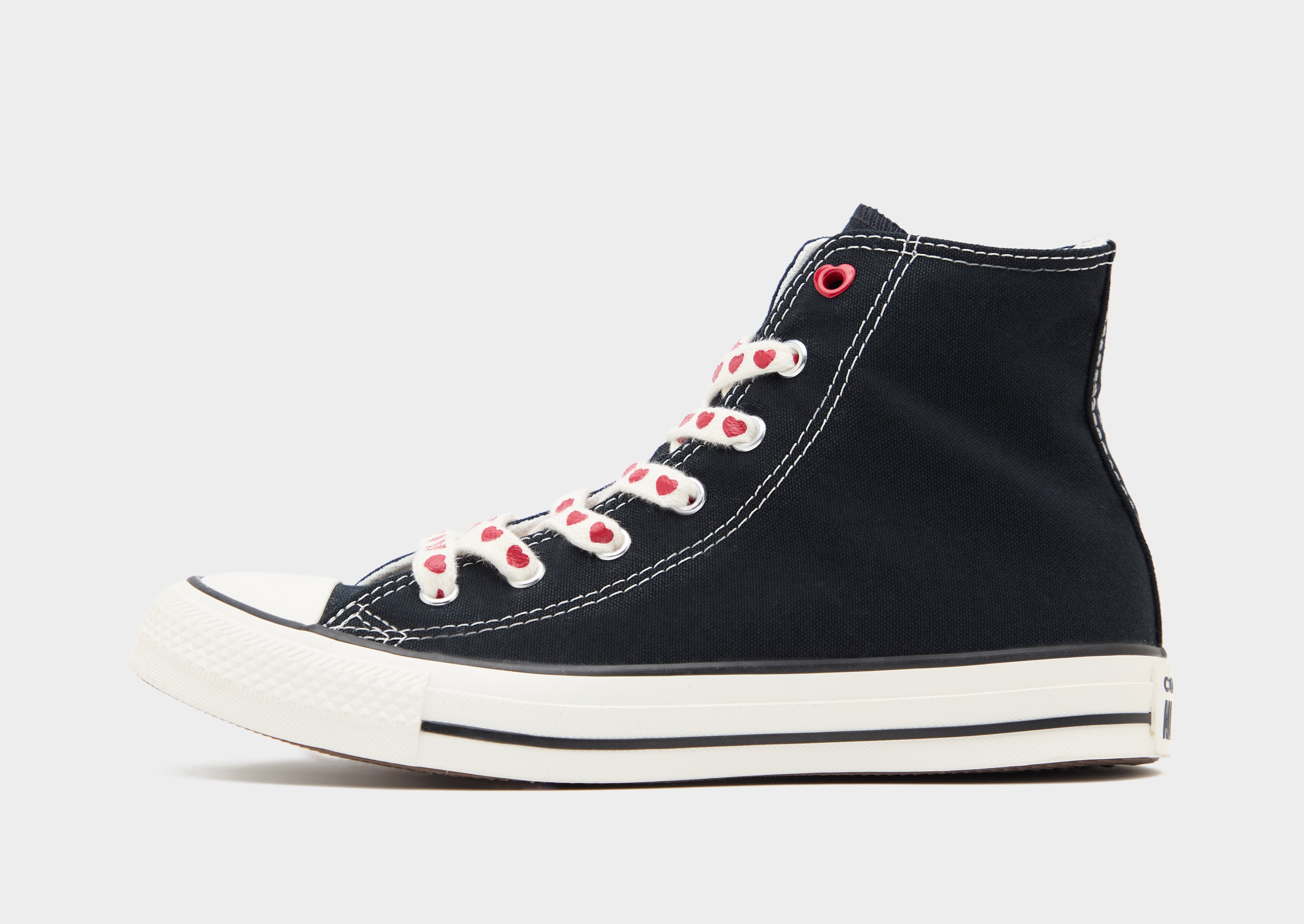 Musta Converse All Star High Valentine's Junior - JD Sports Finland