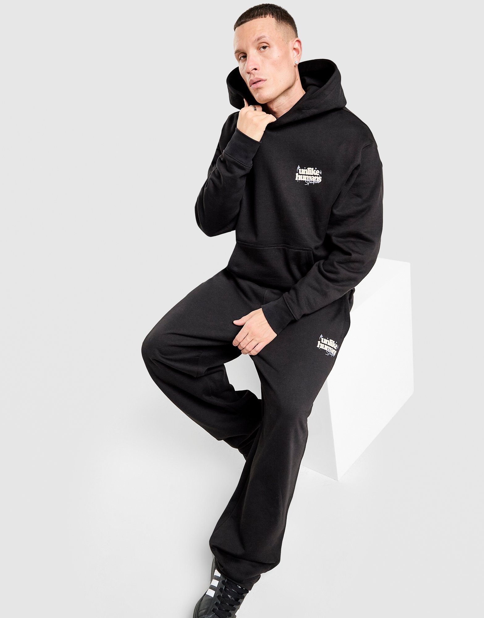 Black Unlike Humans Crafted Joggers - JD Sports NZ