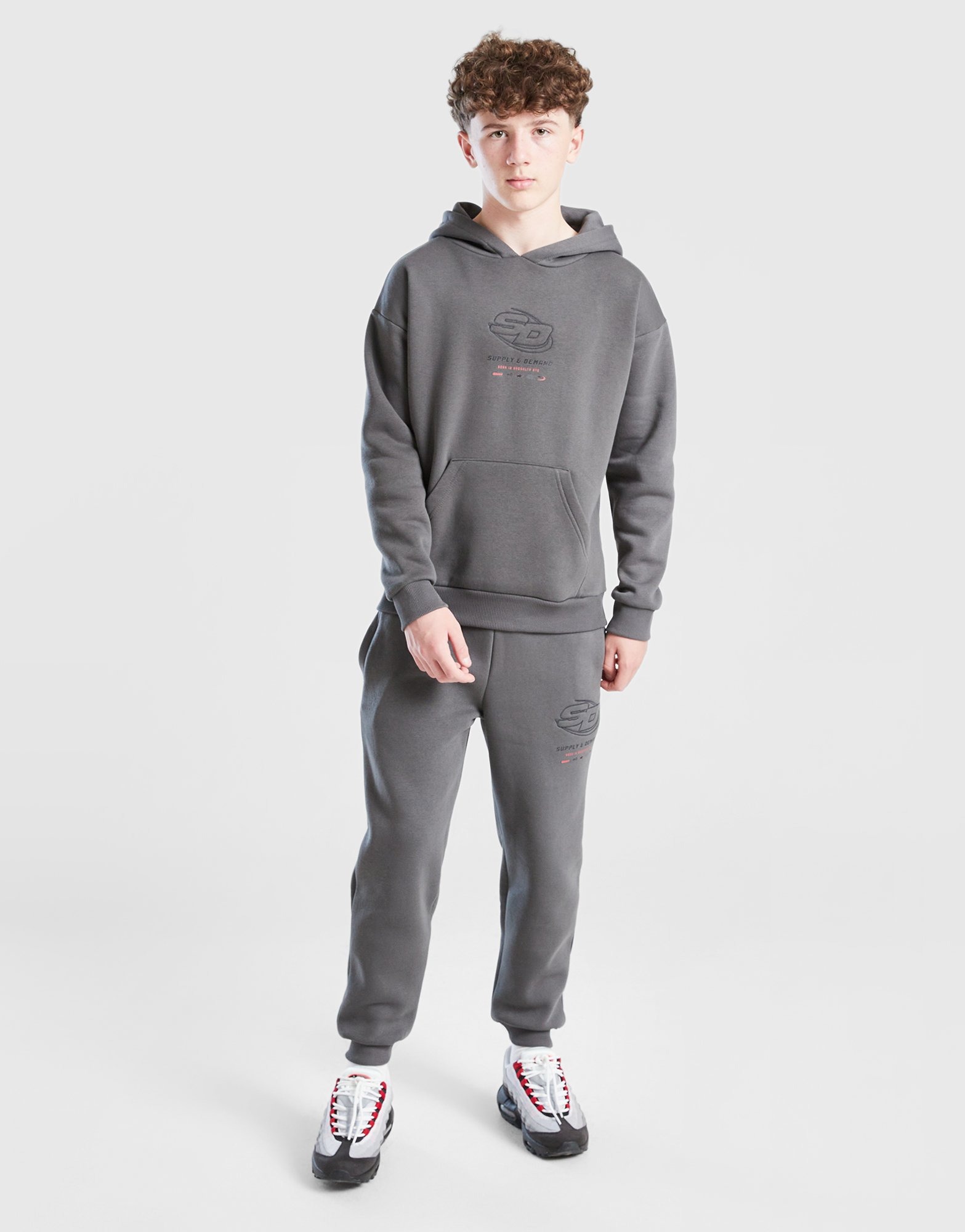 Charcoal Supply & Demand Kenzor Tracksuit Junior - JD Sports Sverige