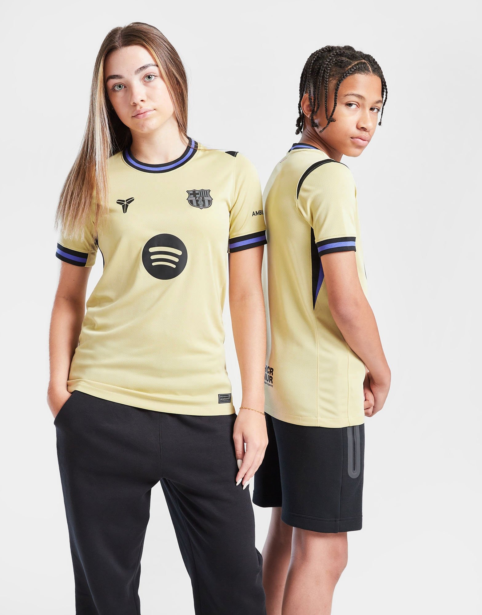 Yellow Nike FC Barcelona 2025/26 Away Shirt Junior - JD Sports Global
