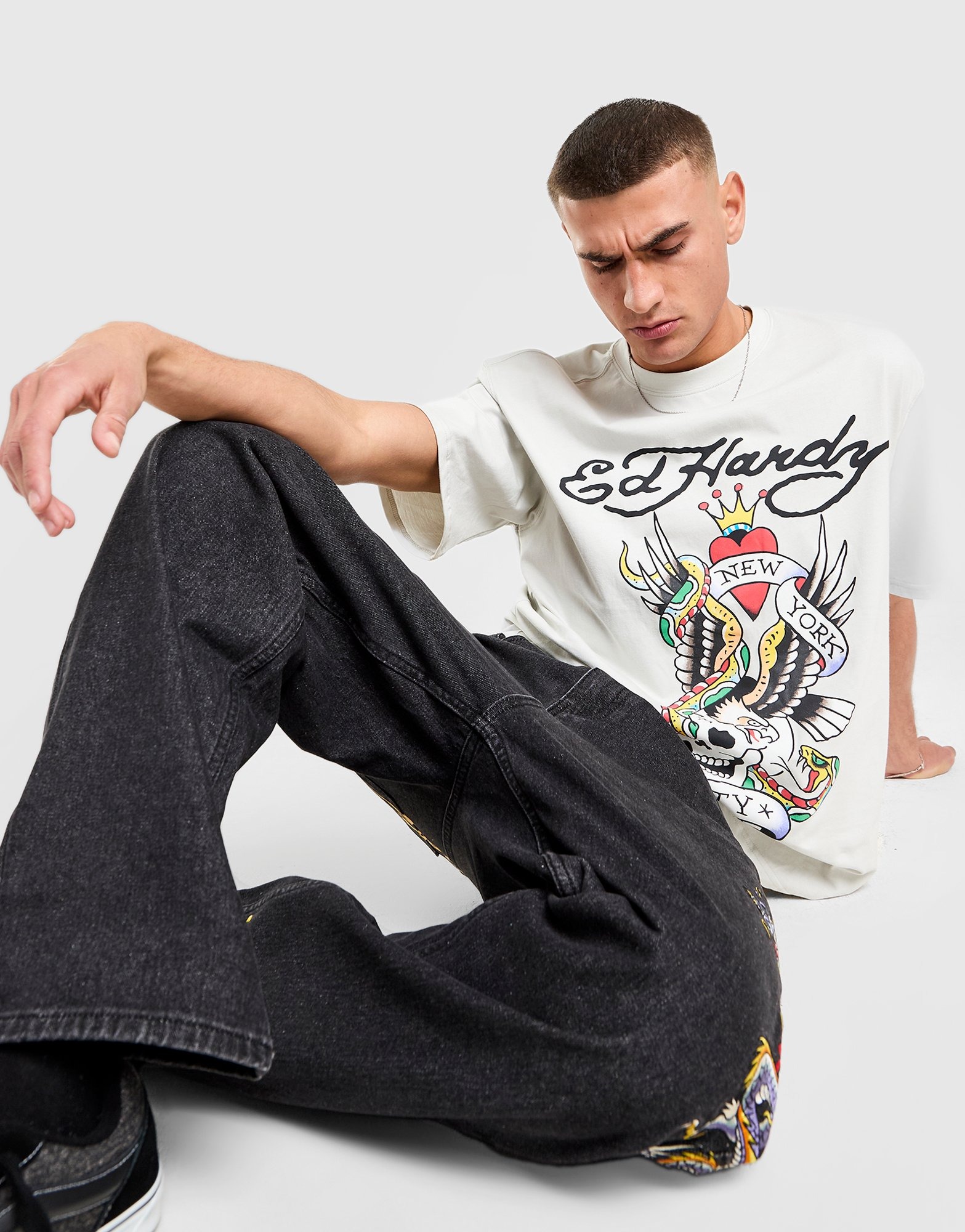 Ed Hardy Camiseta New York City en Blanco - JD Sports España